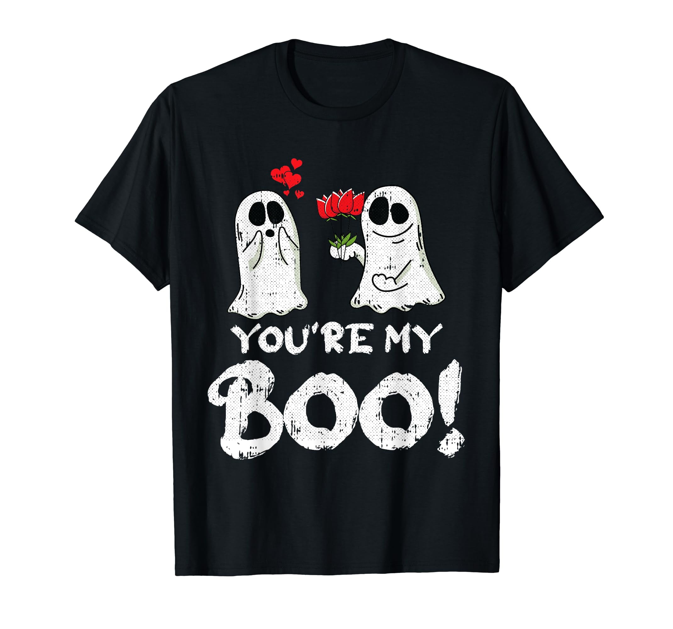 Youre My Boo Lazy Halloween Costume Funny Ghost Couple T-Shirt ...