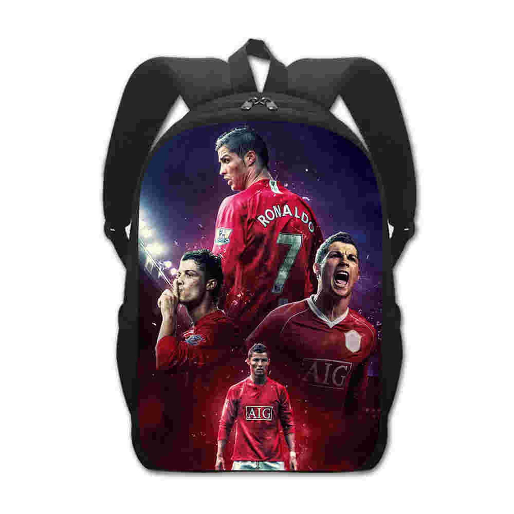 Yourh Cristiano Ronaldo Backpack-CR7 Casual Daypack Lightweight Travel ...