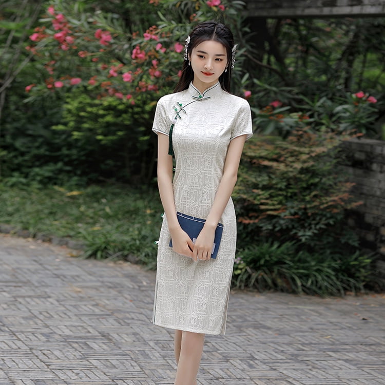 Yourqipao 2025 New Lace Chinese Traditional Cheongsam Middle Length ...