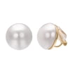 Bling Jewelry Womens Classic Button Style Round Dome Faux White Pearl ...