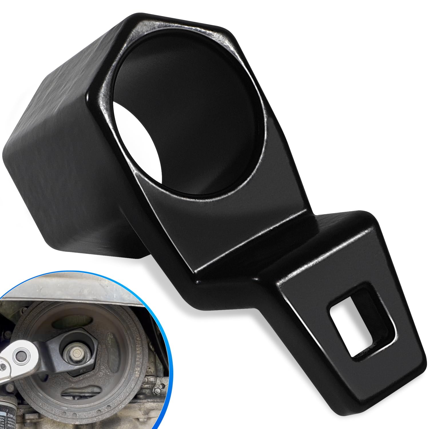 Yoursme 50mm Crankshaft Crank Pulley Wrench Holder Tool Removal Holding ...