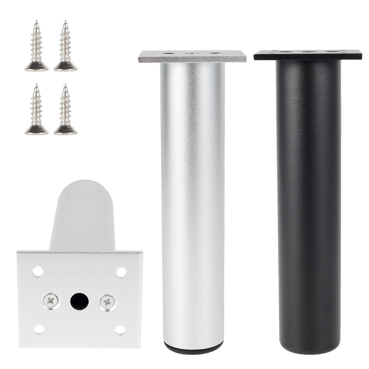 Yous Auto 2PCS Bed Adjustable Legs, Metal Furniture Support Legs Foot ...