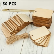 Unfinished Wood Horse Shaped Wooden Gift Tags with Ropes, Natural ...