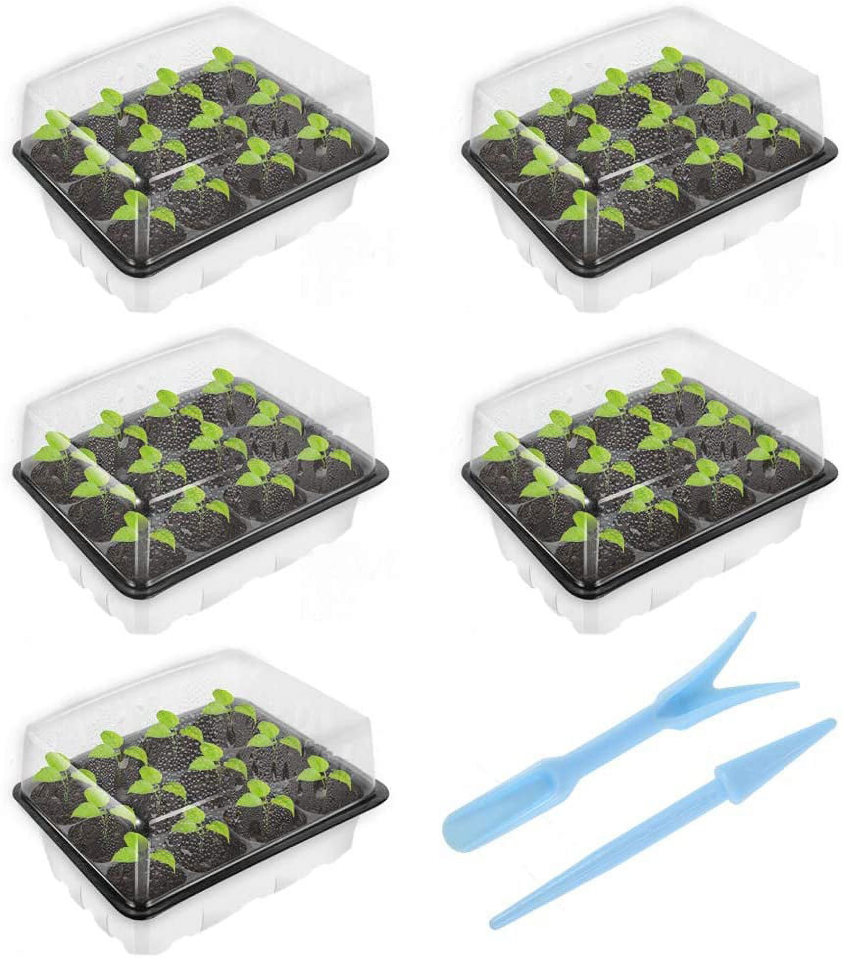 Yous Auto Seed Trays,12 Hole Seed Tray Cavity Insert, Seedling Tray ...