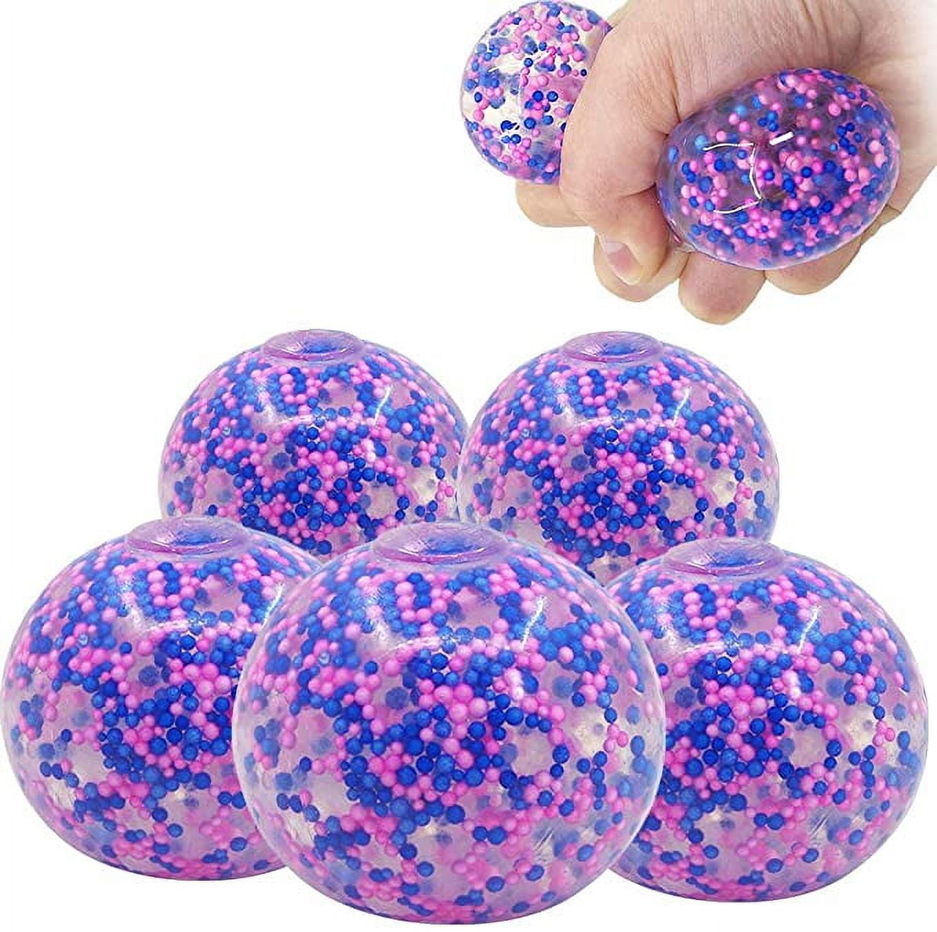 Yous Auto Sensory Stress Ball Set, 8/4/2/1 Pack Stress Relief Fidget ...