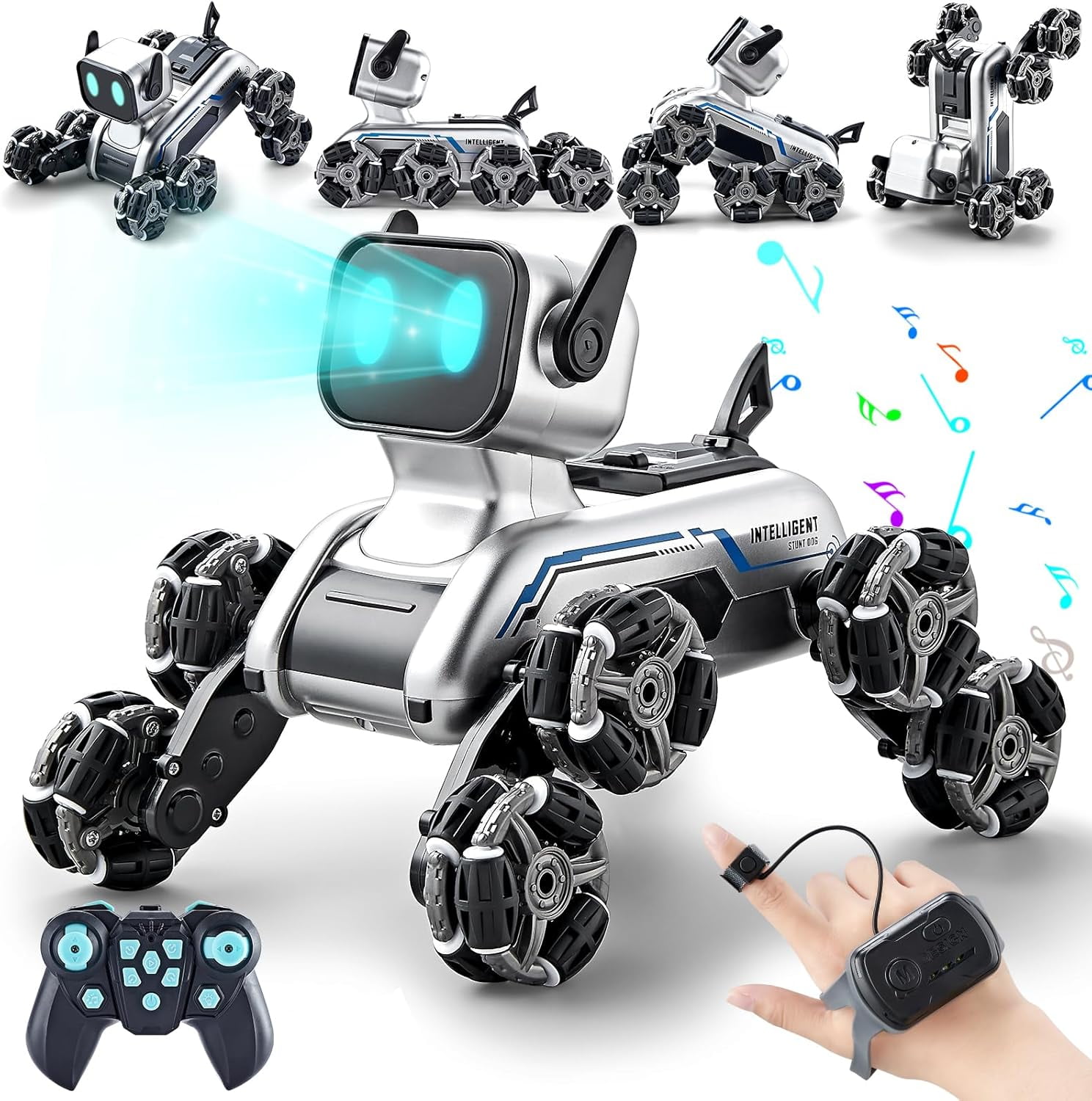 Customer reviews for Yousxin Remote Control Robot Dog Toy for Kids,2 ...