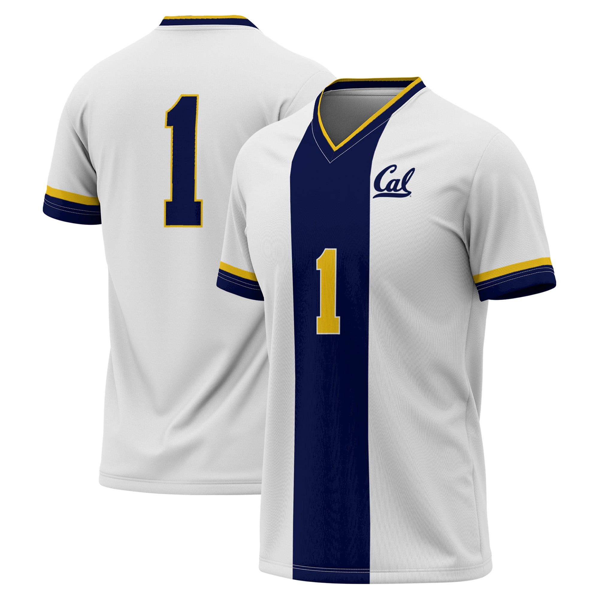 Youth #1 GameDay Greats White Cal Bears Lightweight Soccer Fashion Jersey - Walmart.com