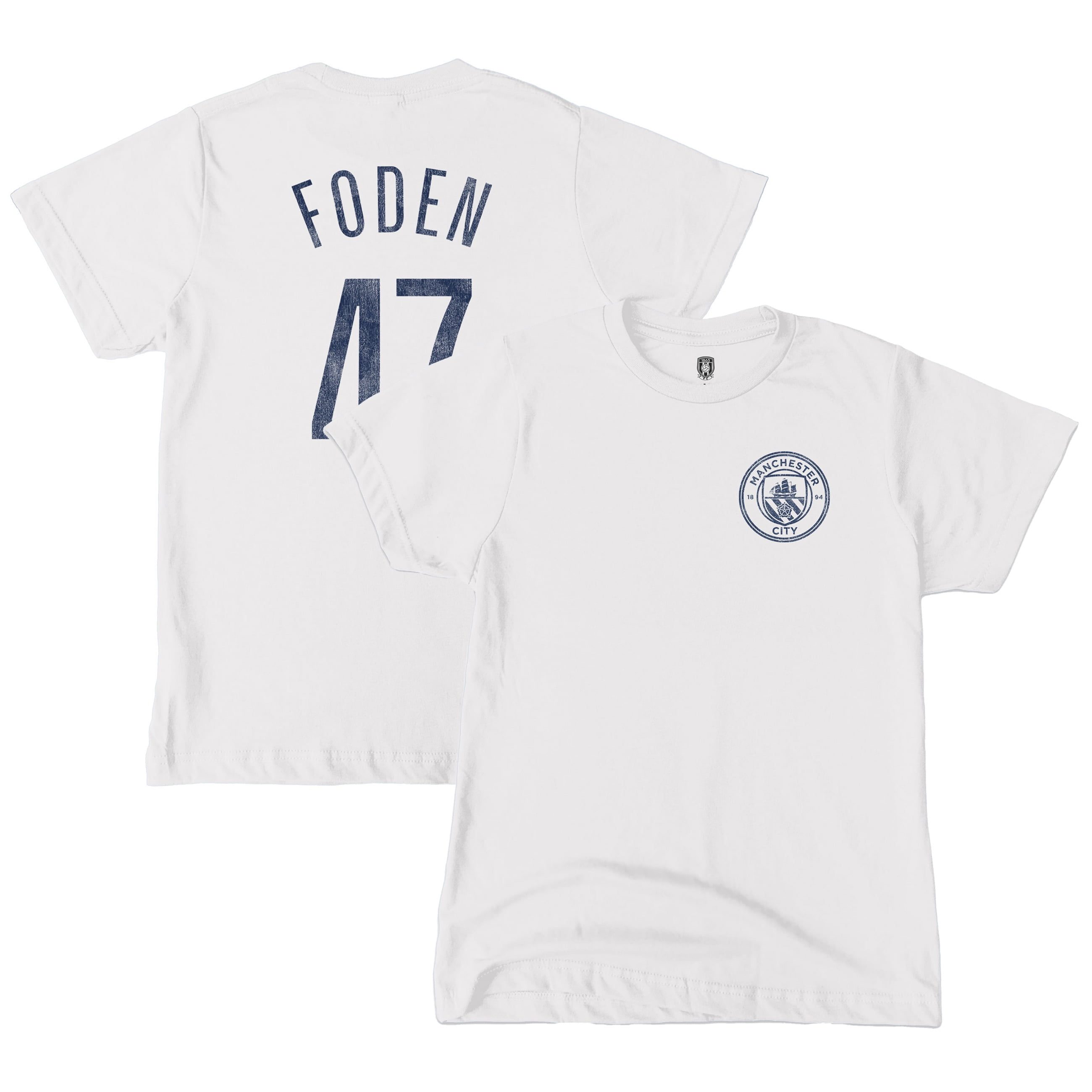 Youth 1863FC Phil Foden White Manchester City Player T-Shirt - Walmart.com