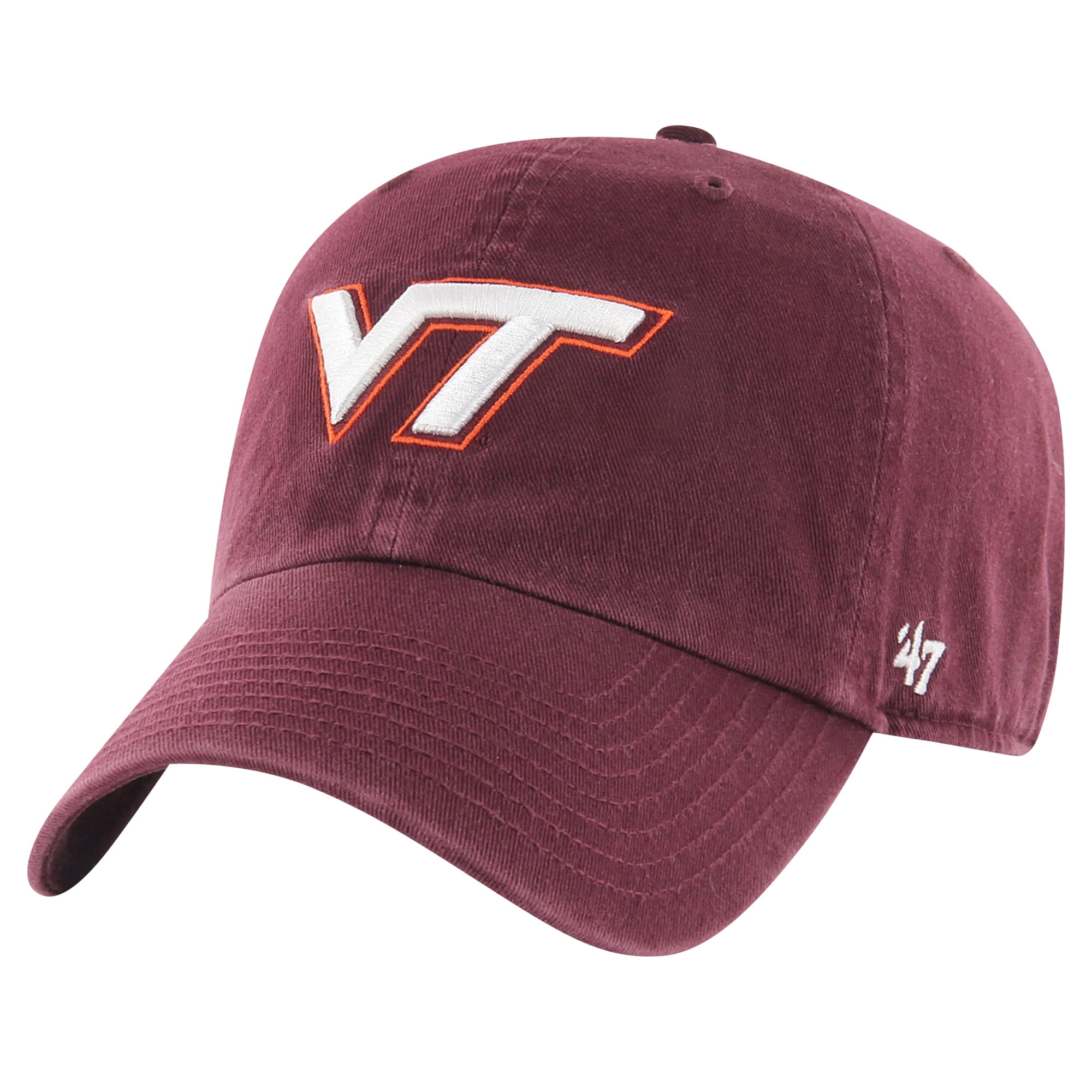Youth '47 Maroon Virginia Tech Hokies Clean Up Adjustable Hat - Walmart.com