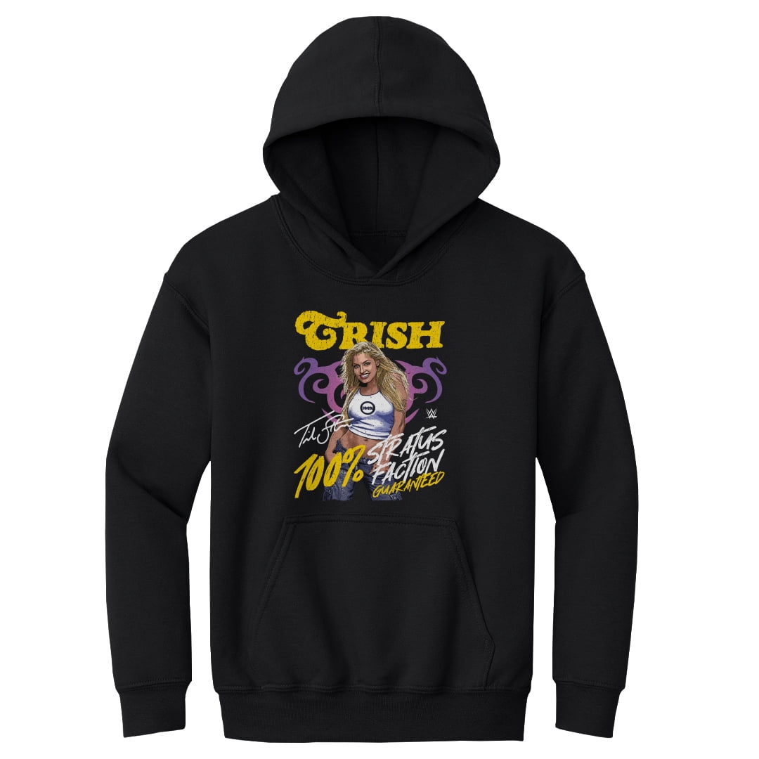Youth-500 Level Black Trish Stratus Stratusfaction Pullover Hoodie ...