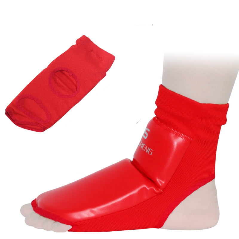 Youth/Adult Kids MMA Boxing Shin Guards Instep Kickboxing Ankle Support ...