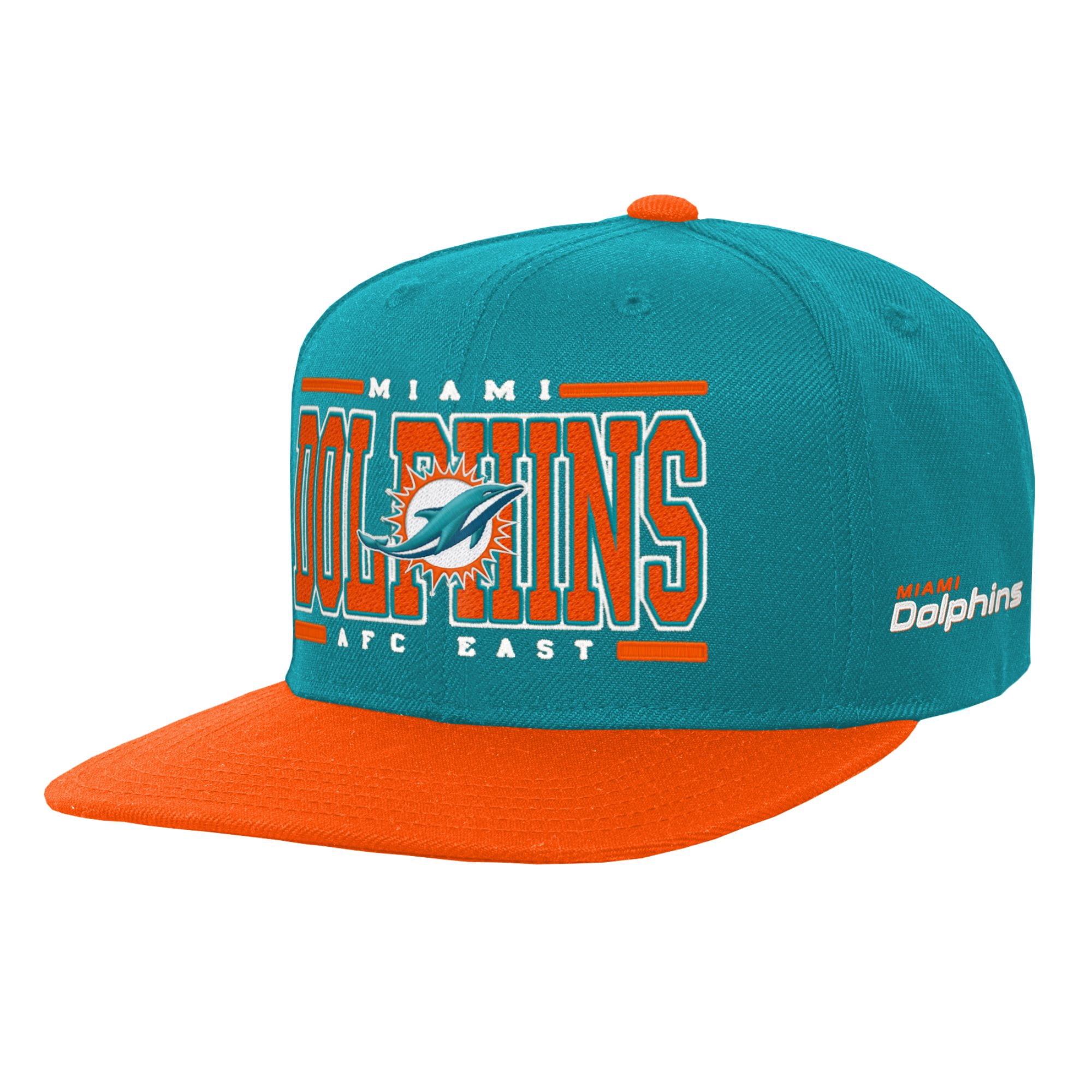Youth Aqua Miami Dolphins Retro Deadstock Snapback Hat - Walmart.com