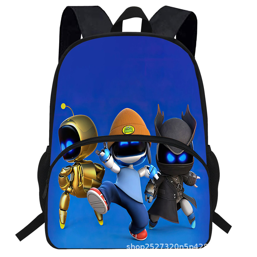 Youth Astro Bot Backpack Cartoon School Backpack Lightweight Bookbag ...