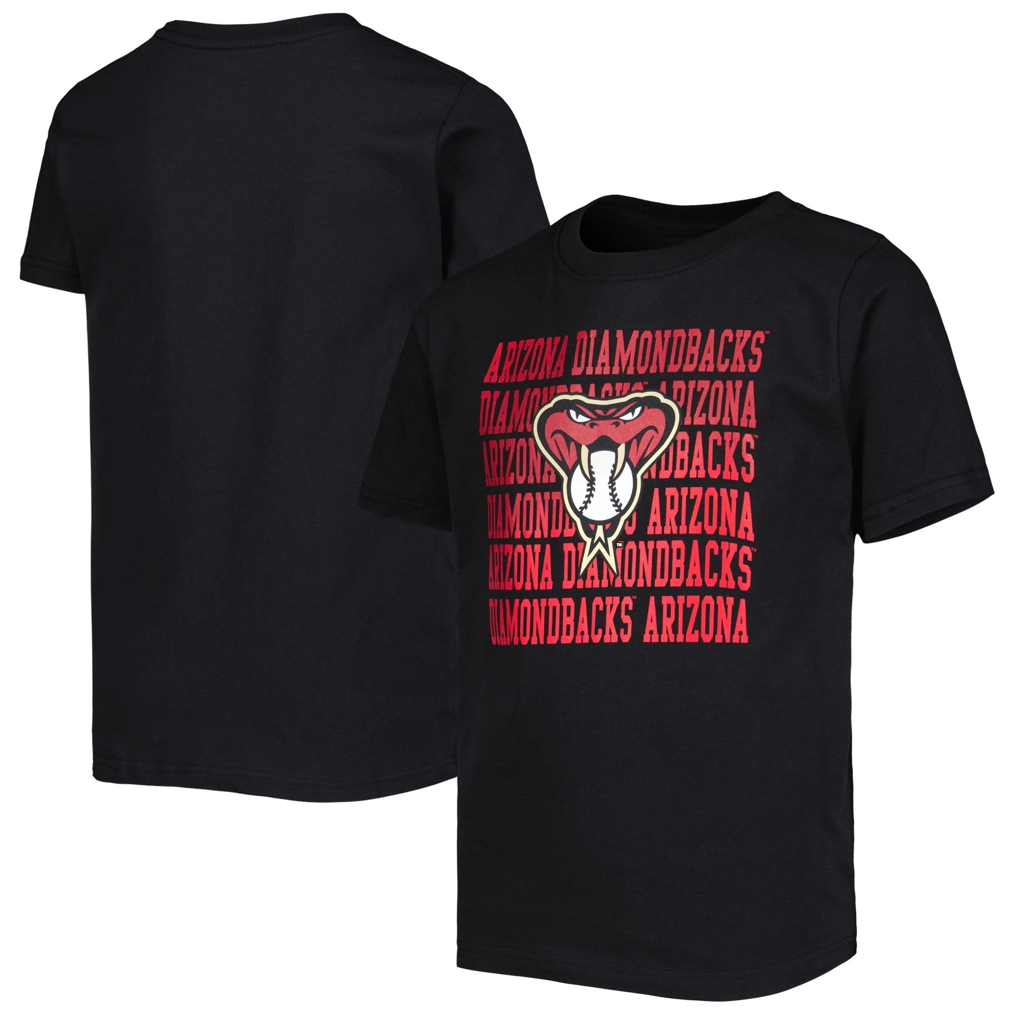 Youth Black Arizona Diamondbacks Repeat Logo T-Shirt - Walmart.com