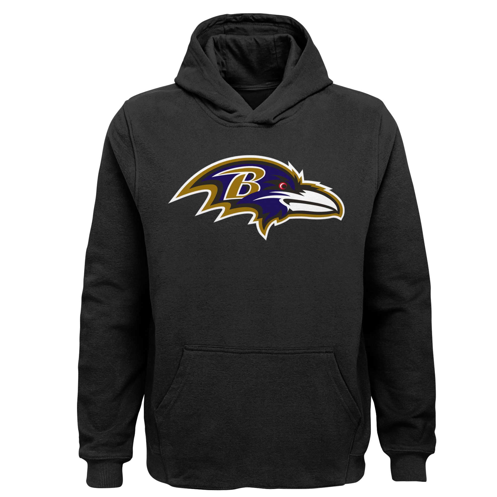 Youth Black Baltimore Ravens Team Logo Pullover Hoodie - Walmart.com