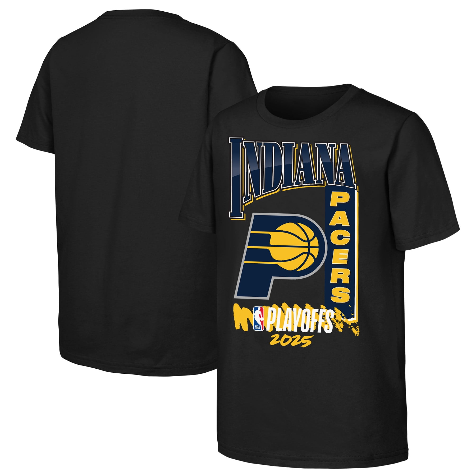 Youth Black Indiana Pacers 2025 NBA Playoffs Hype T-Shirt - Walmart.com