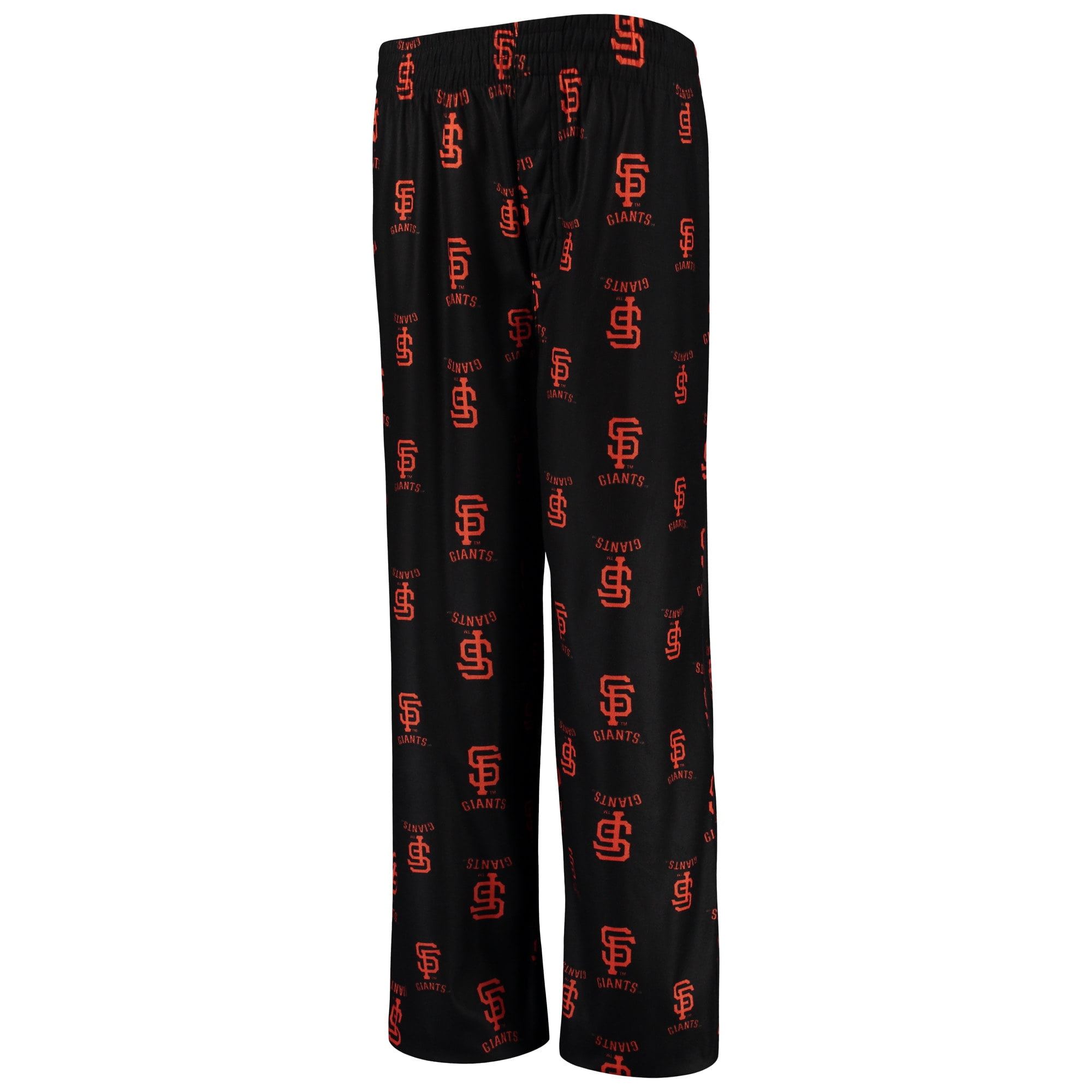 Youth Black San Francisco Giants Team Color Printed Logo Pants ...