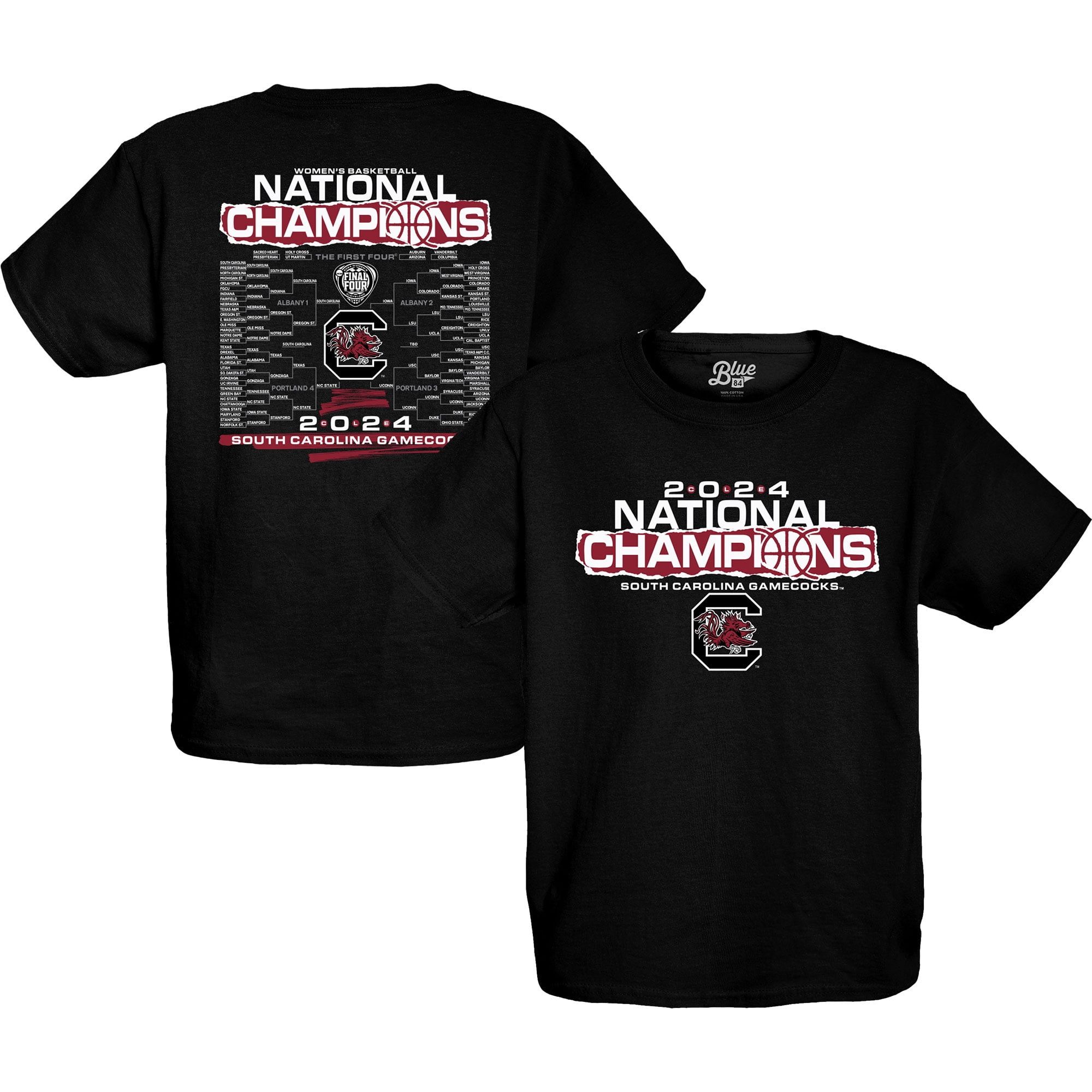 Youth Blue 84 Black South Carolina Gamecocks 2024 NCAA Women's ...