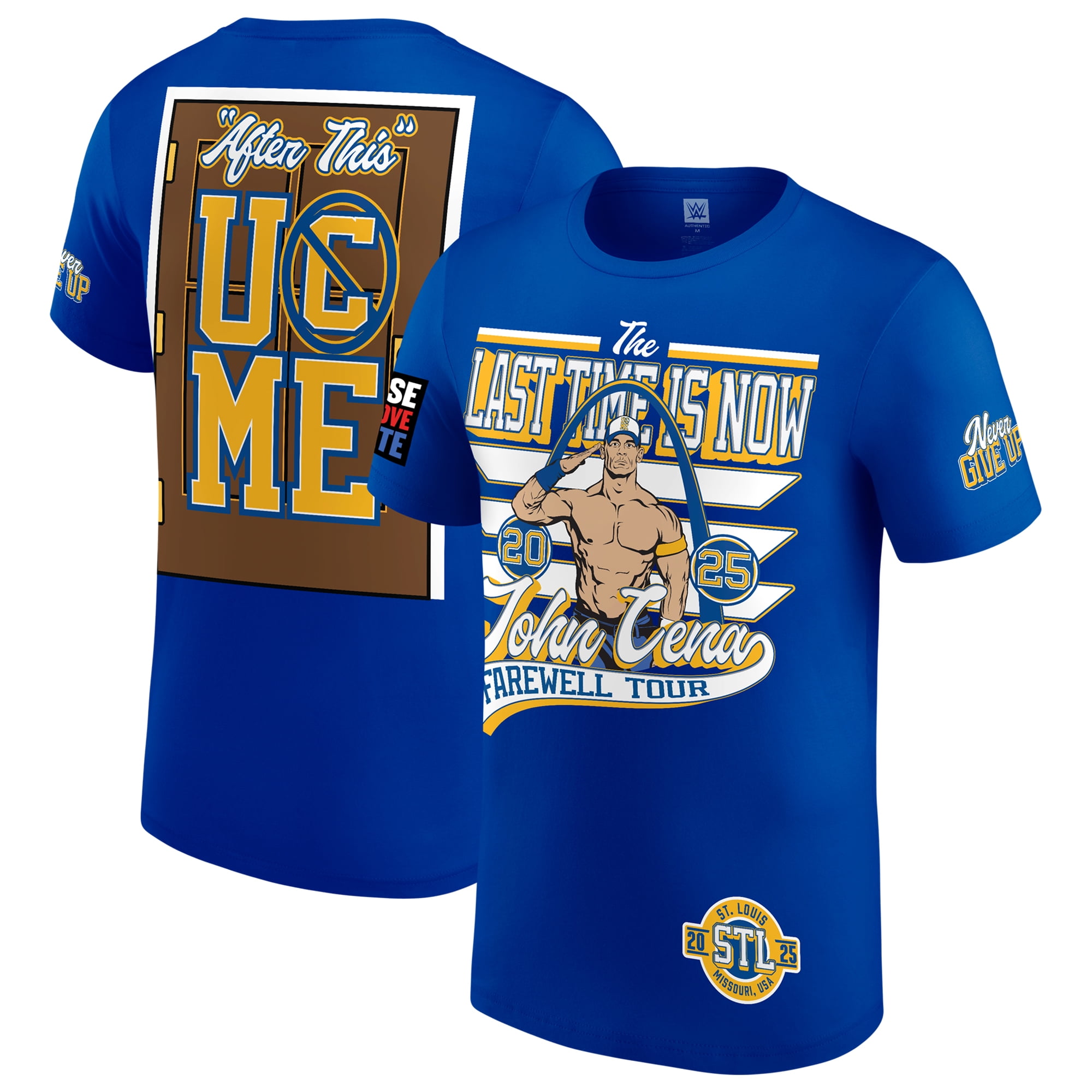 Youth Blue John Cena Farewell Tour 2025 St. Louis T-Shirt - Walmart.com