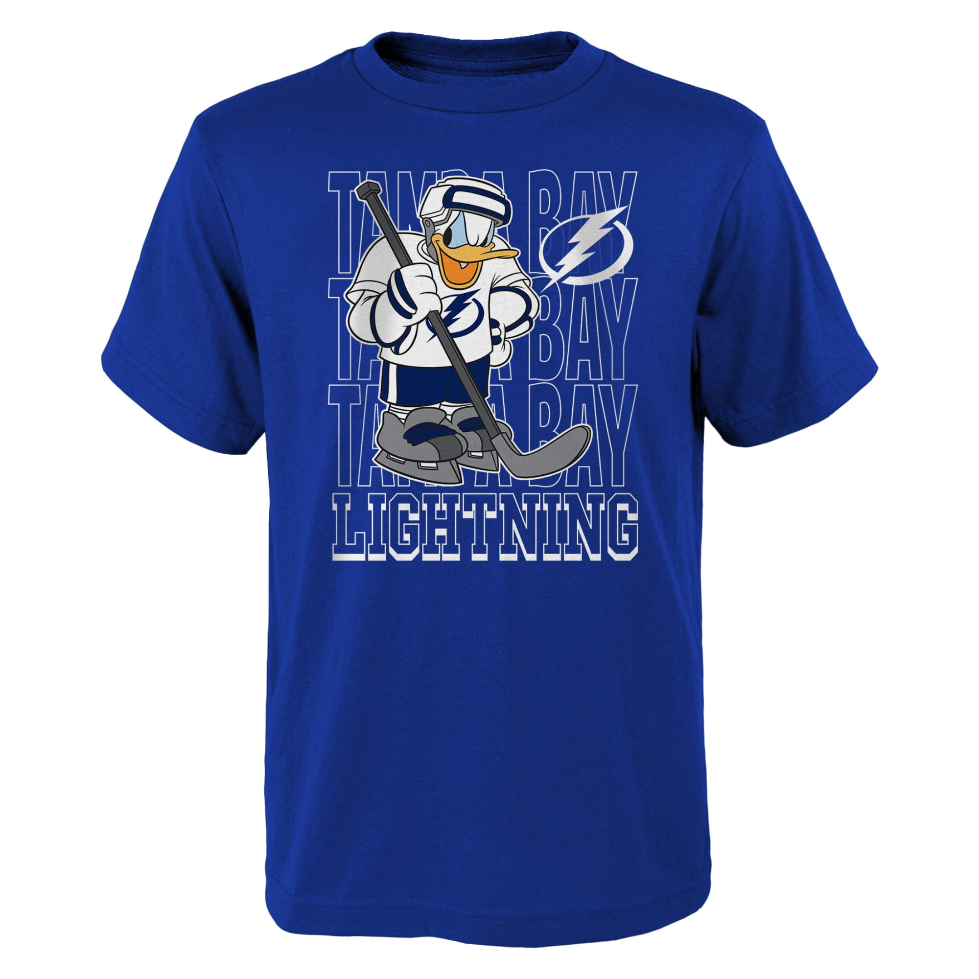 Youth Blue Tampa Bay Lightning Disney Donald Duck Three-Peat T-Shirt ...