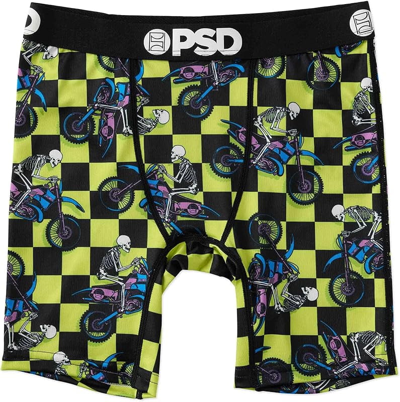 Youth Boy's Skeleton Print Boxer Briefs - Breathable and Supportive ...