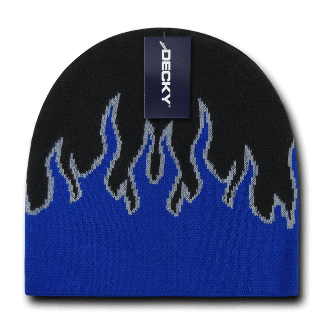 Children's Fire Flame Beanie Caps, Warm Winter Hats for Youth Boys and ...