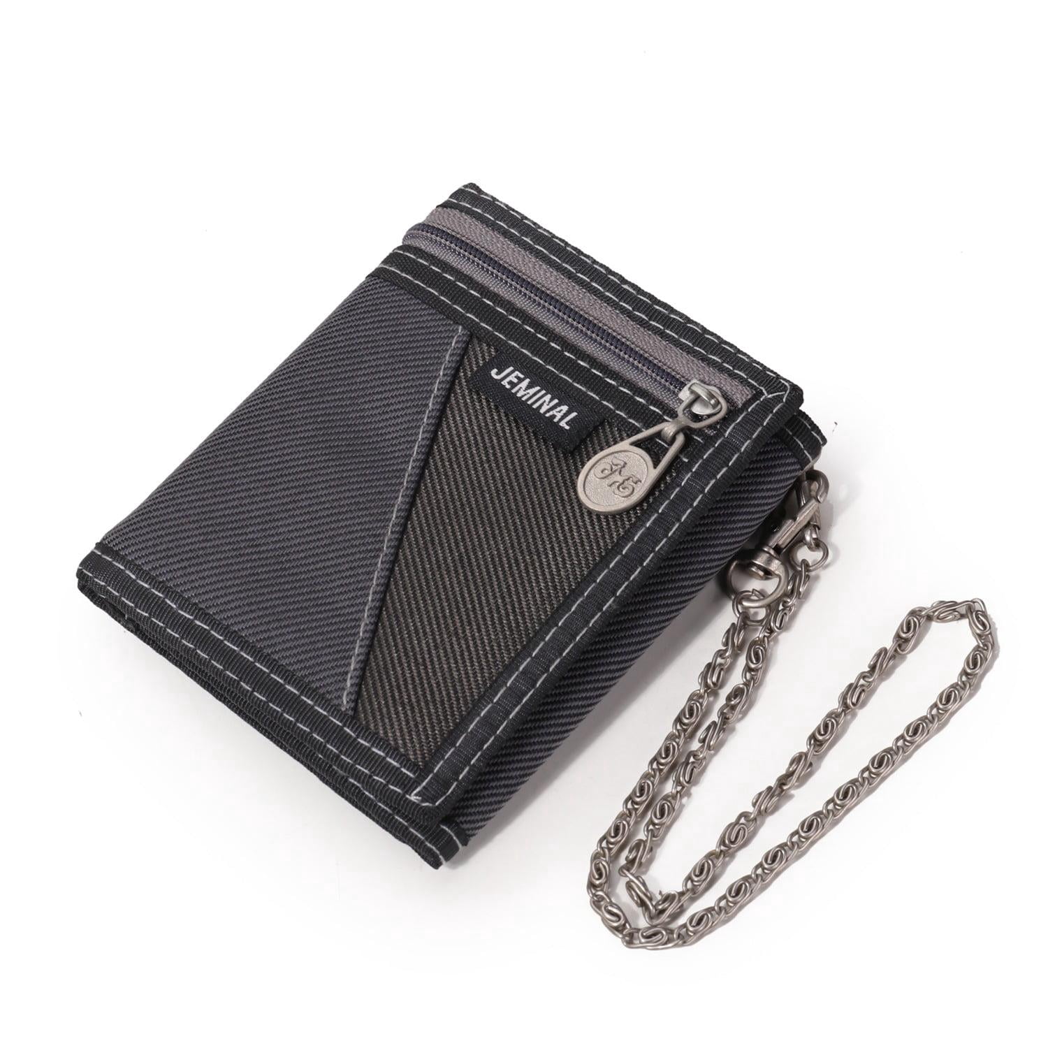 Youth Boys Wallets for Kids with Chain Purse Dark Grey - Walmart.com