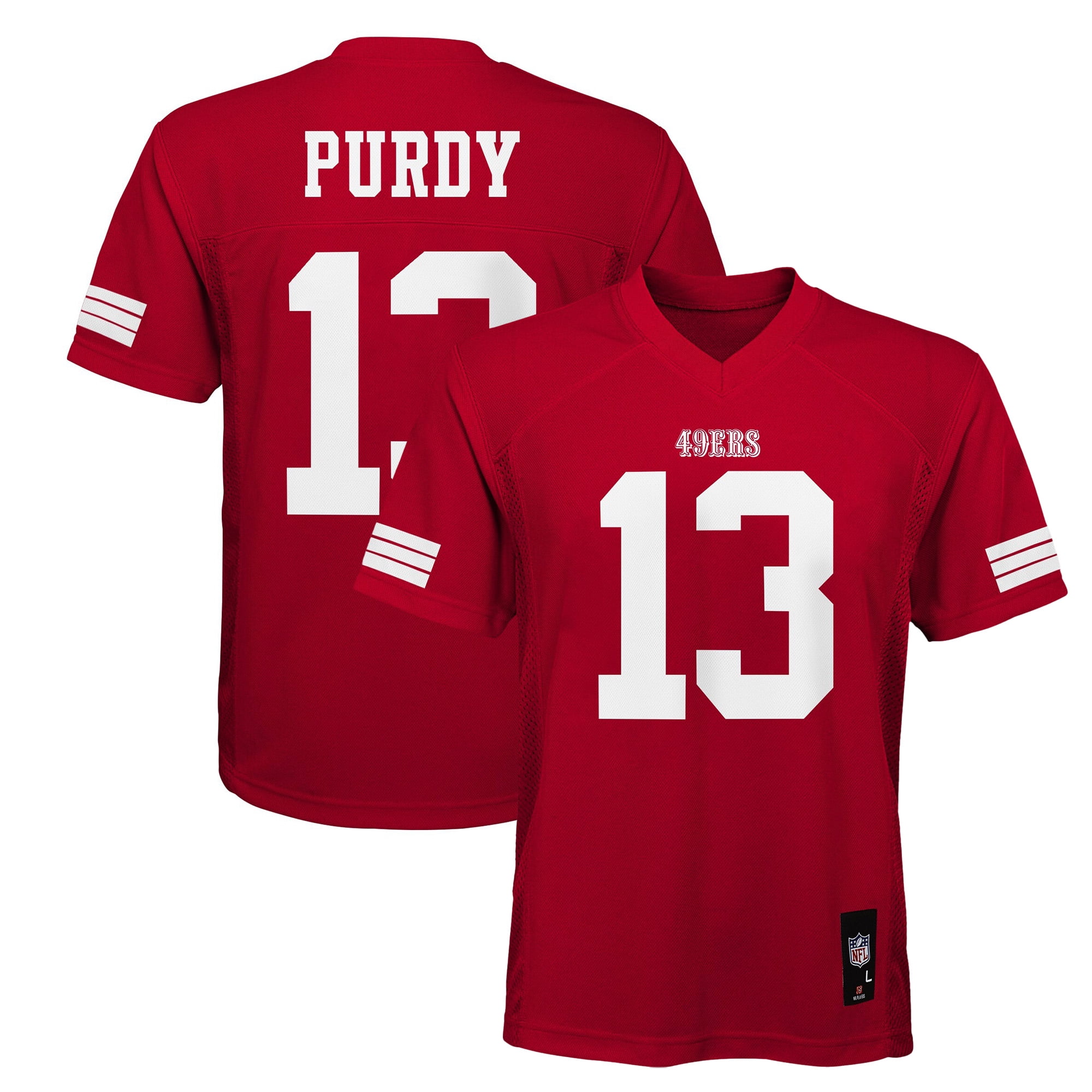 Youth Brock Purdy Scarlet San Francisco 49ers Replica Player Jersey ...