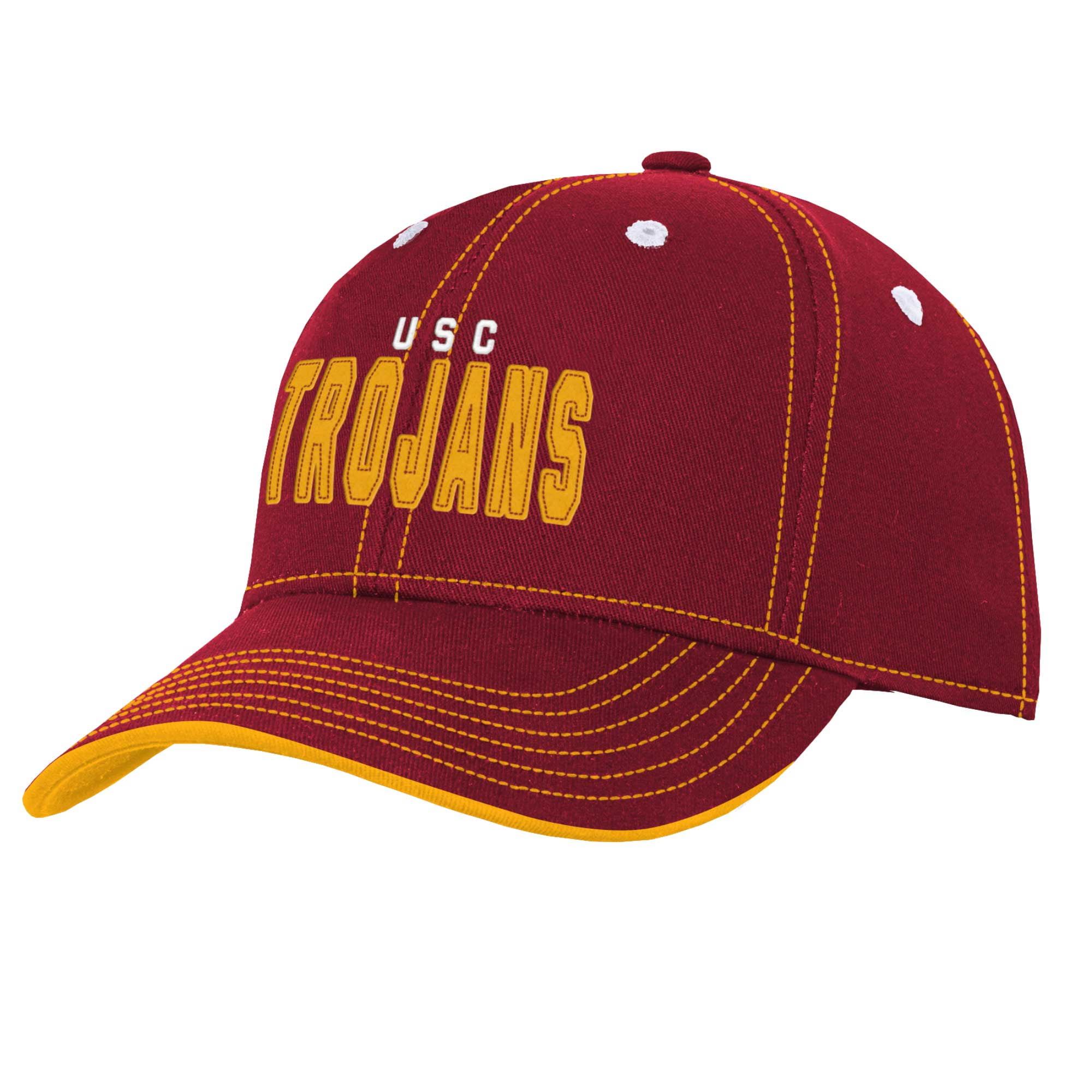 Youth Cardinal USC Trojans Old School Slouch Adjustable Hat - Walmart.com