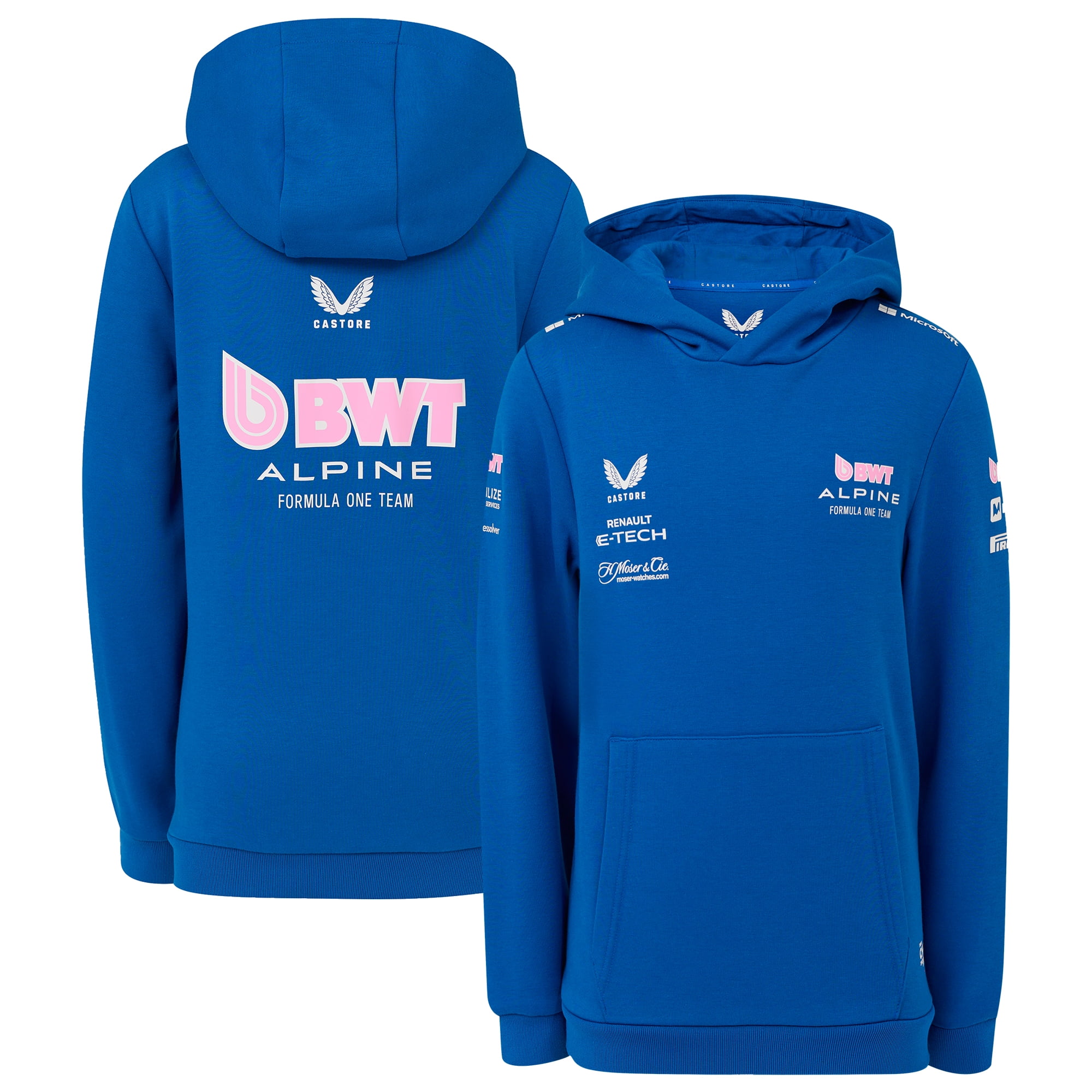 Youth Castore Blue Alpine 2025 Team Wear Pullover Hoodie - Walmart.com