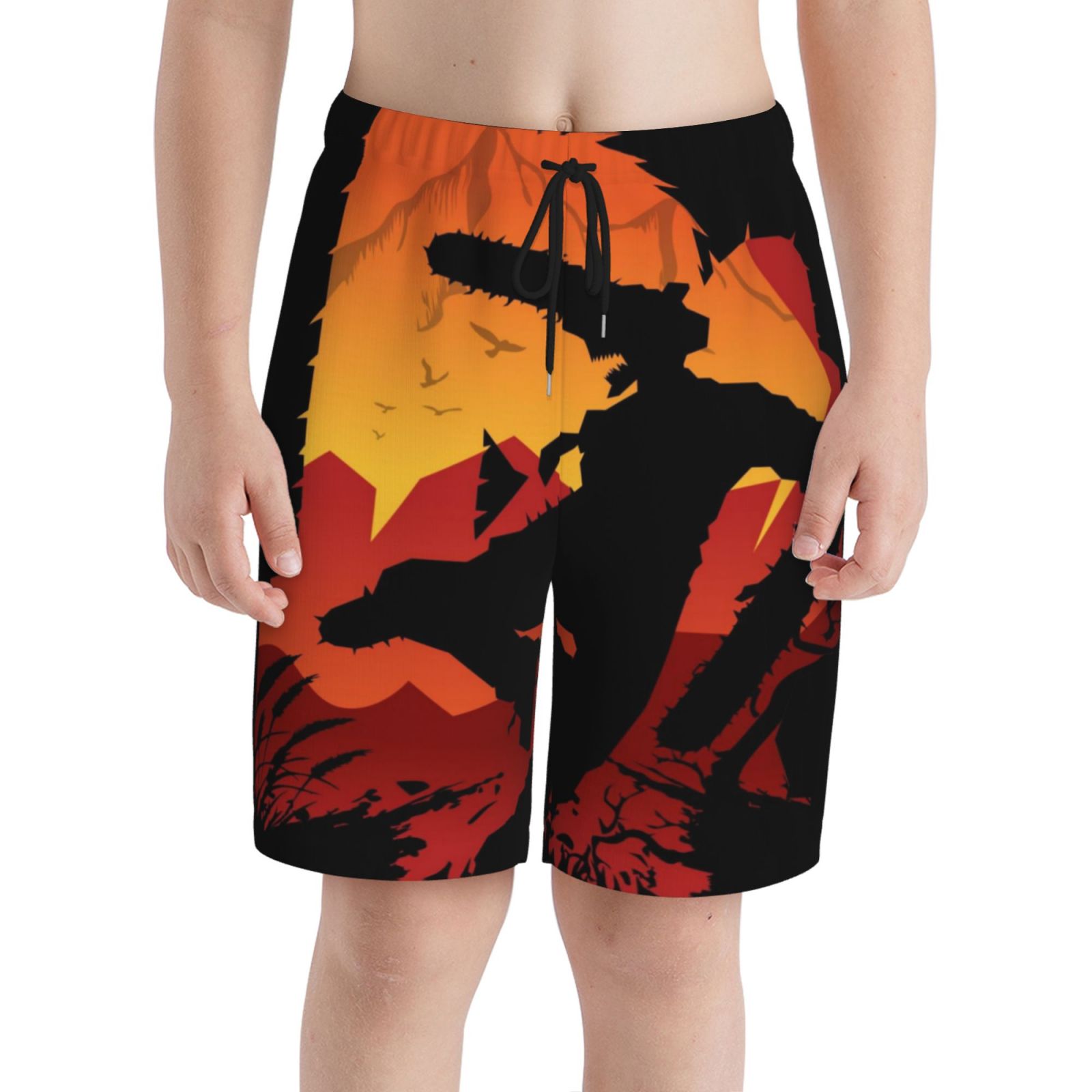 Youth Chai-Nsa,W Anime Men 3d Printed Beach Shorts Swim Trunks Summer ...