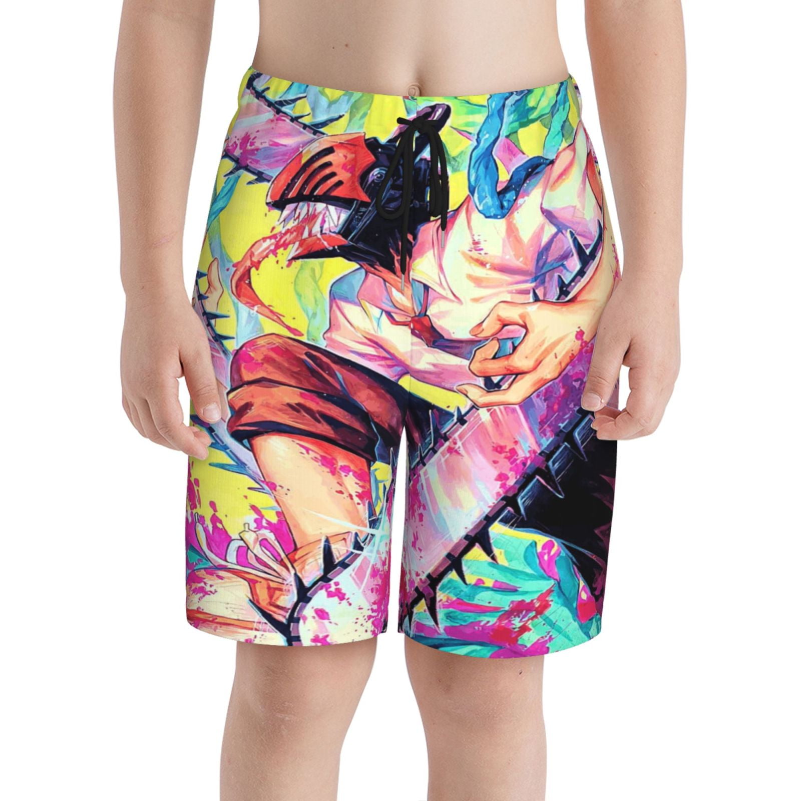 Youth Chai-Nsa,W Anime Men 3d Printed Beach Shorts Swim Trunks Summer ...