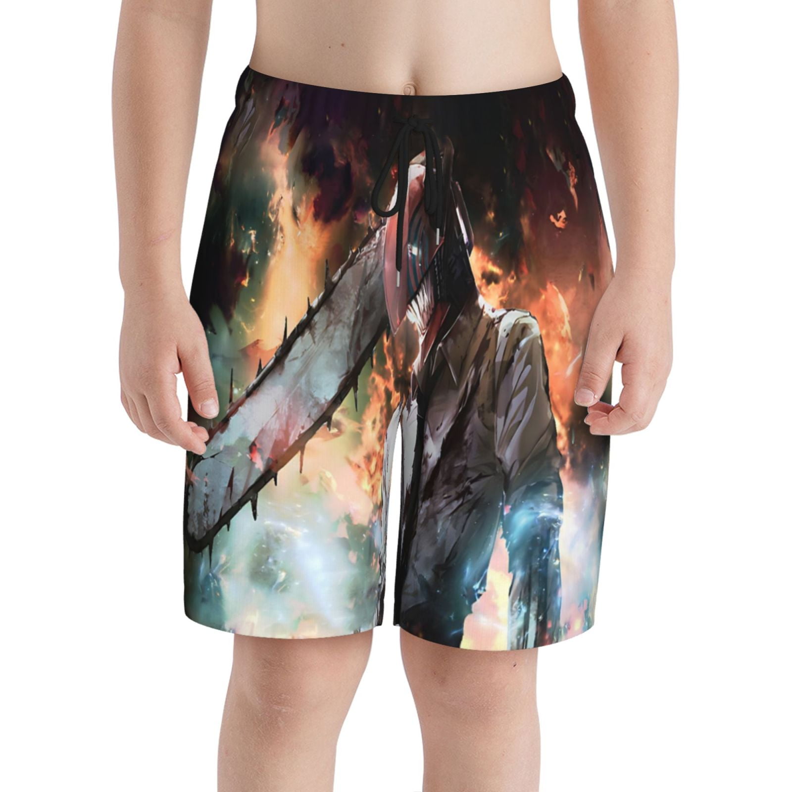 Youth Chai-Nsa,W Anime Men 3d Printed Beach Shorts Swim Trunks Summer ...