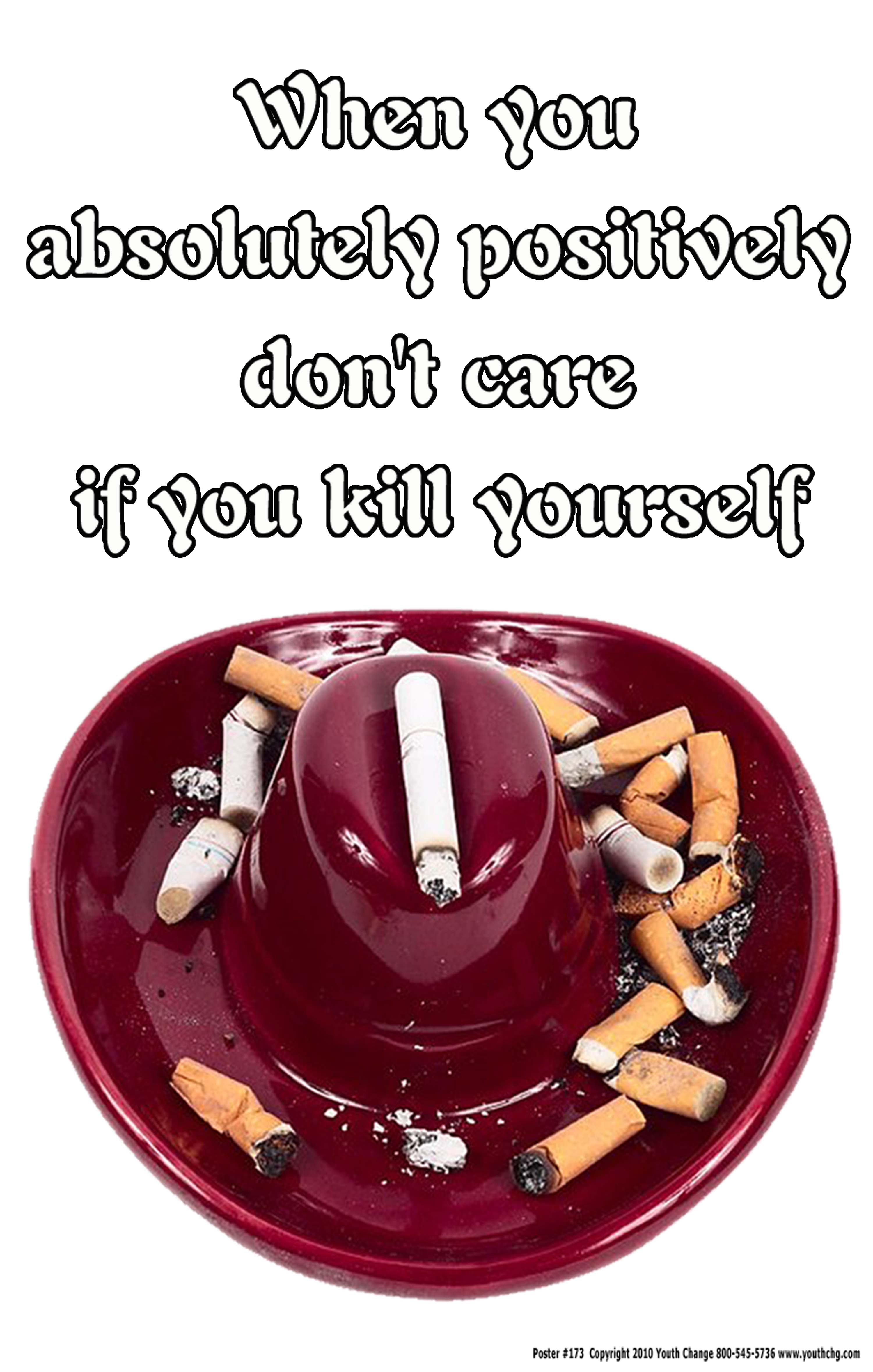 Youth Change Poster #173 Stop Smoking, Tobacco Prevention Classroom ...