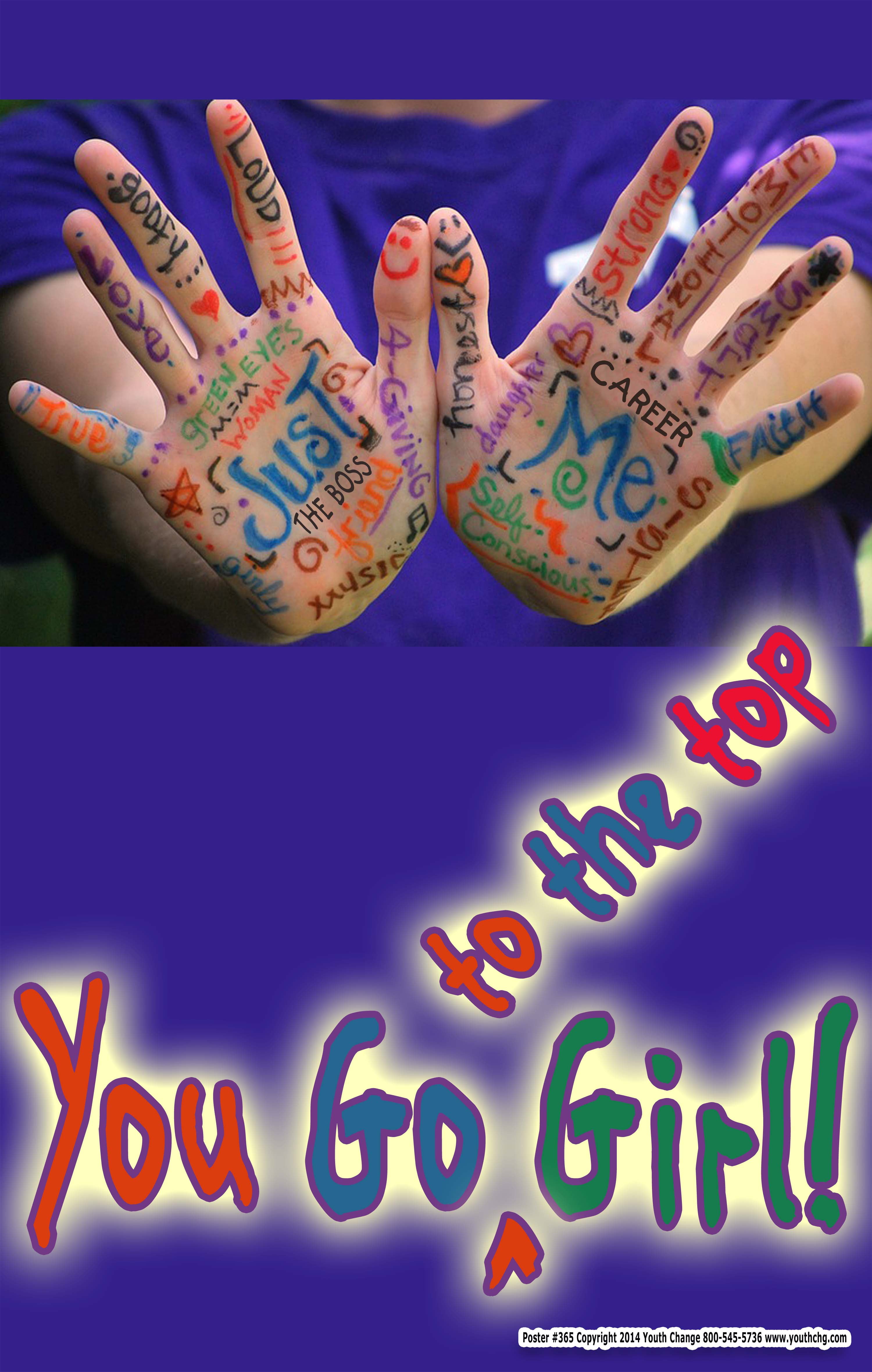 Youth Change Poster #365 Truly Inspiring Girls' Leadership, Goal, Self ...