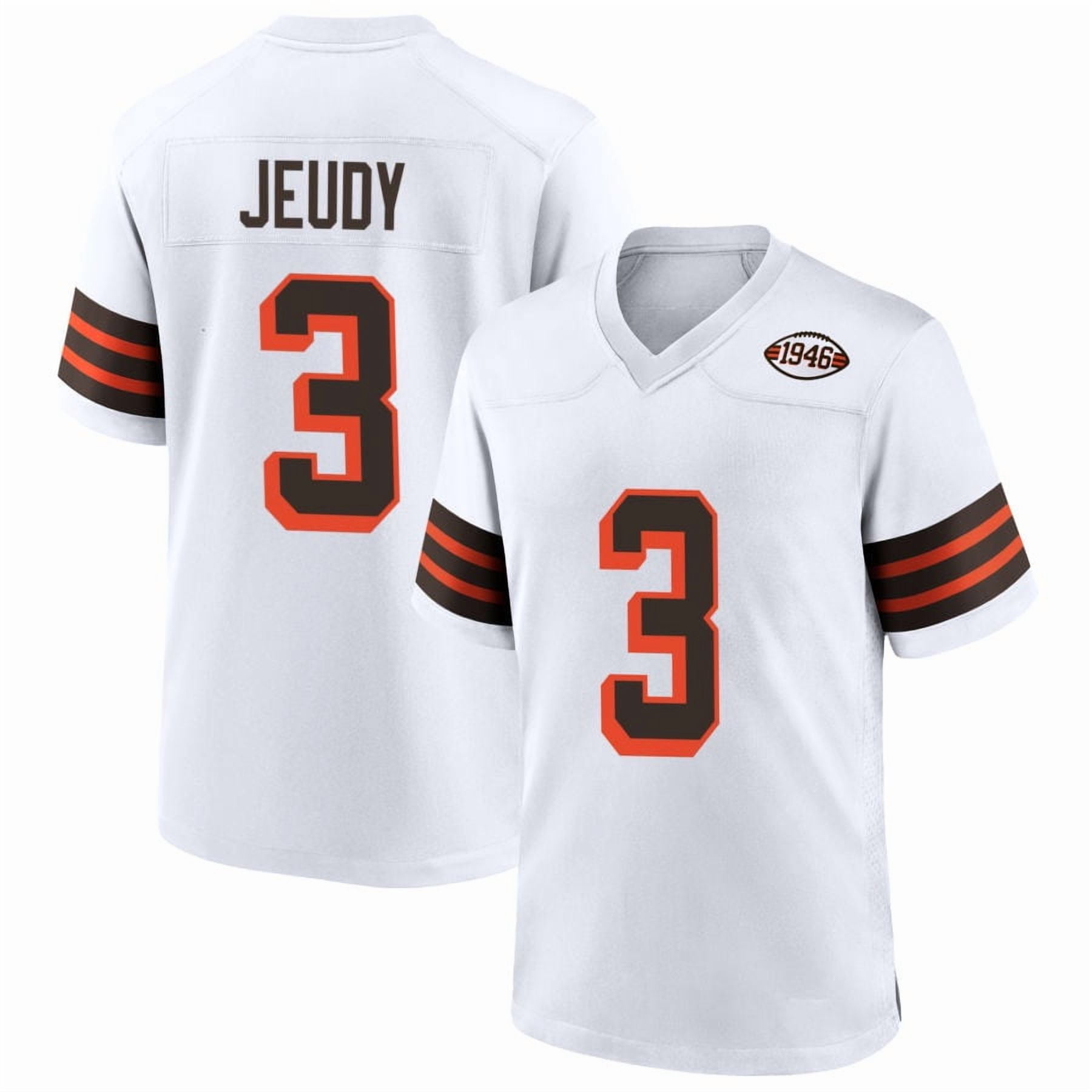 Youth Cleveland Jeudy 3 White Alternate Sports Player Game Stitched ...