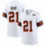 Youth Cleveland Ward 21 White Alternate Sports Player Game Stitched ...
