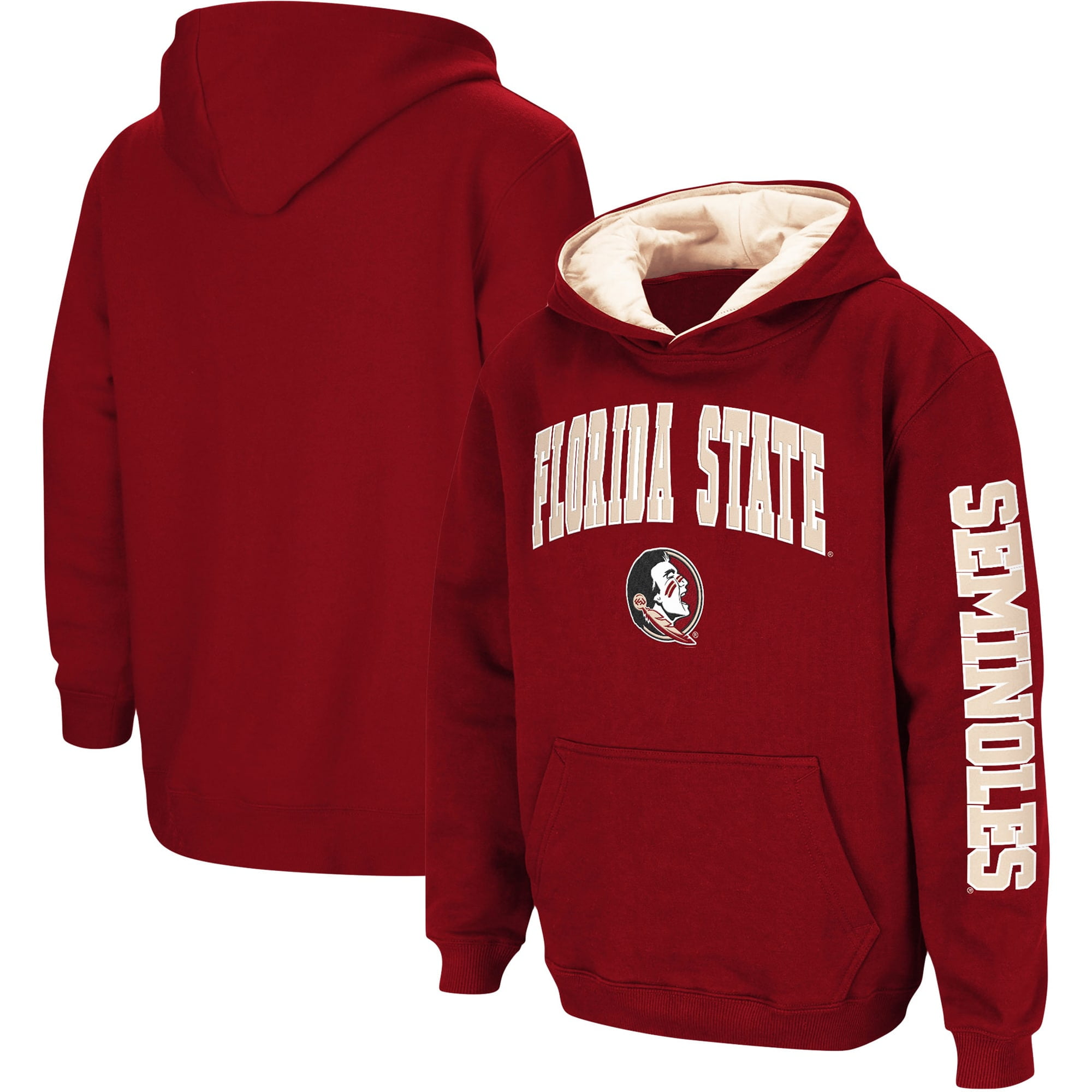 Youth Colosseum Garnet Florida State Seminoles 2-Hit Team Pullover ...