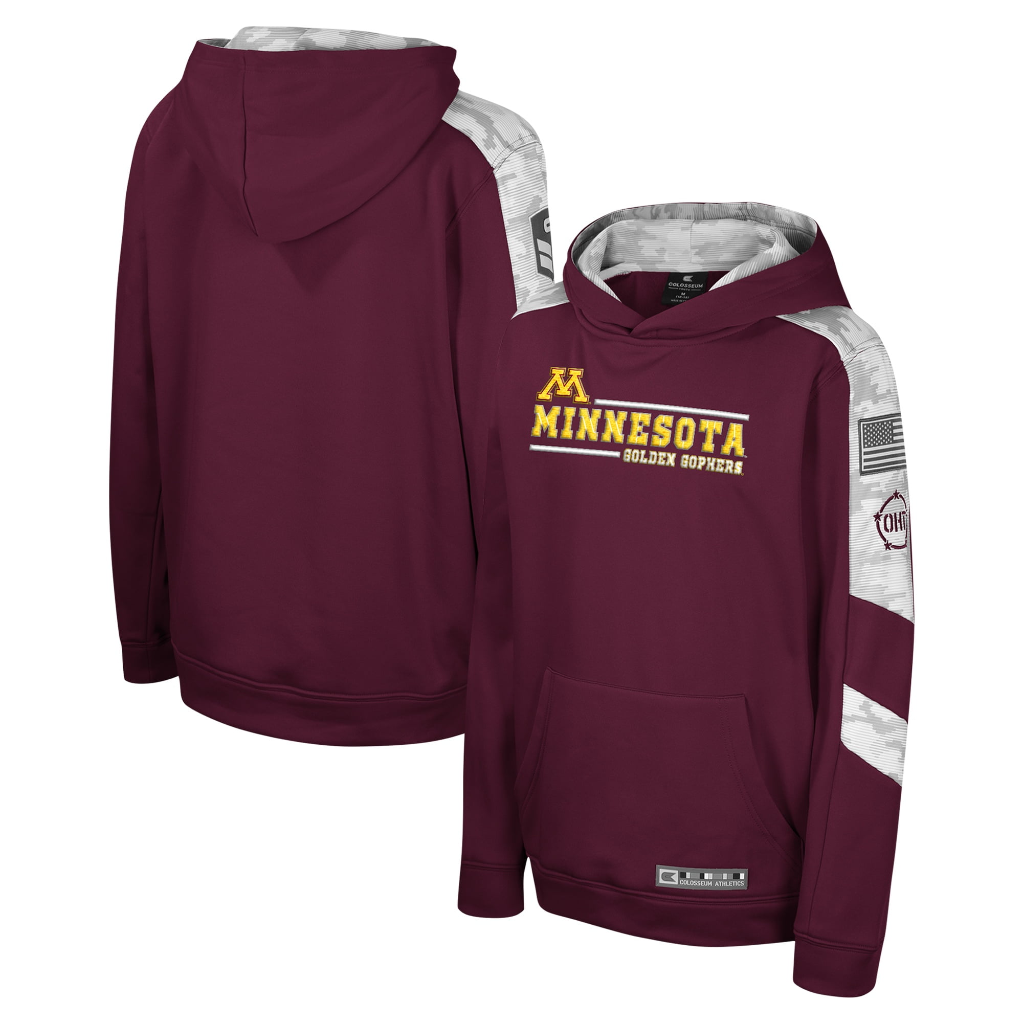 Youth Colosseum Maroon Minnesota Golden Gophers OHT Military ...