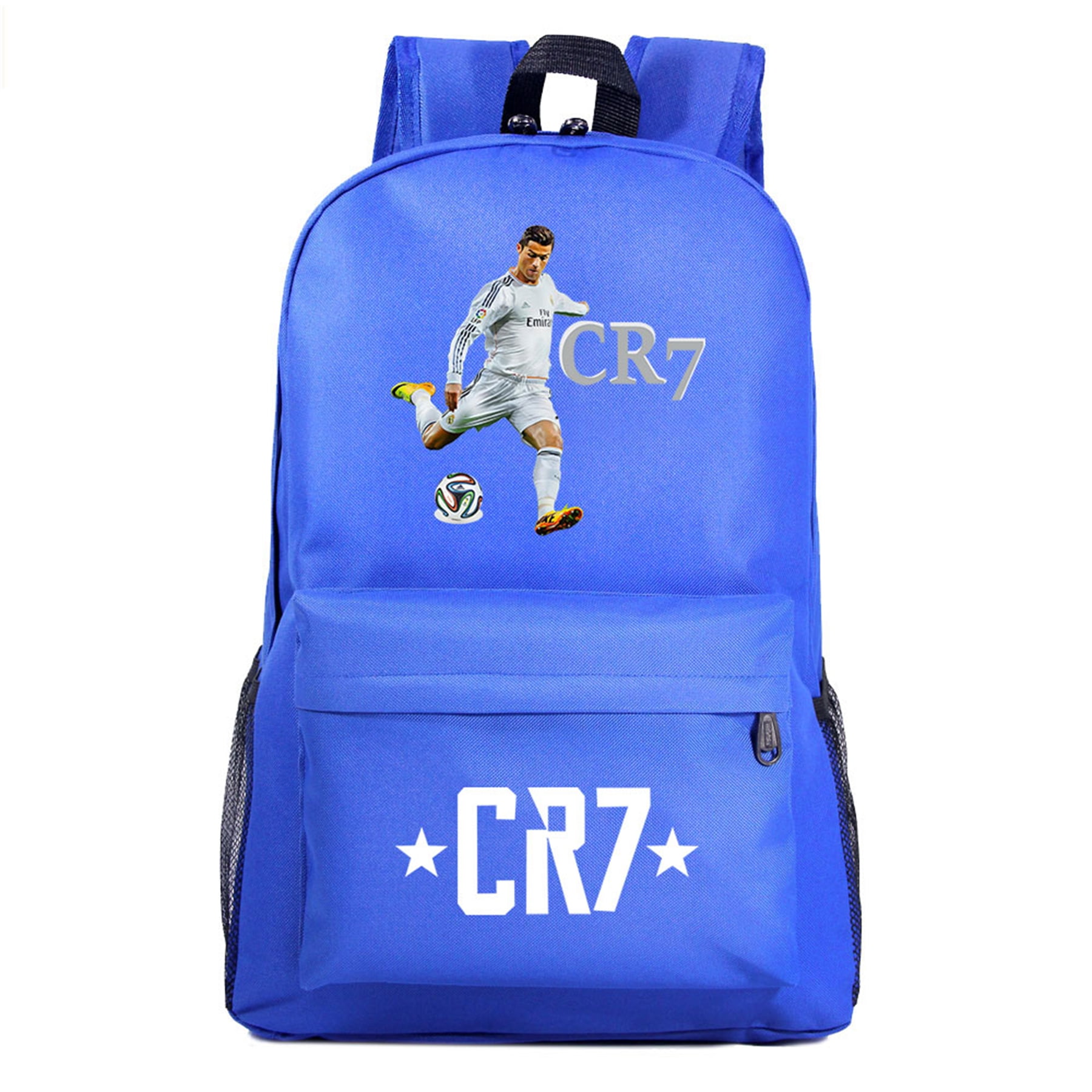 Youth Cristiano Ronaldo Canvas Backpack-Water Resistant Travel Knapsack ...