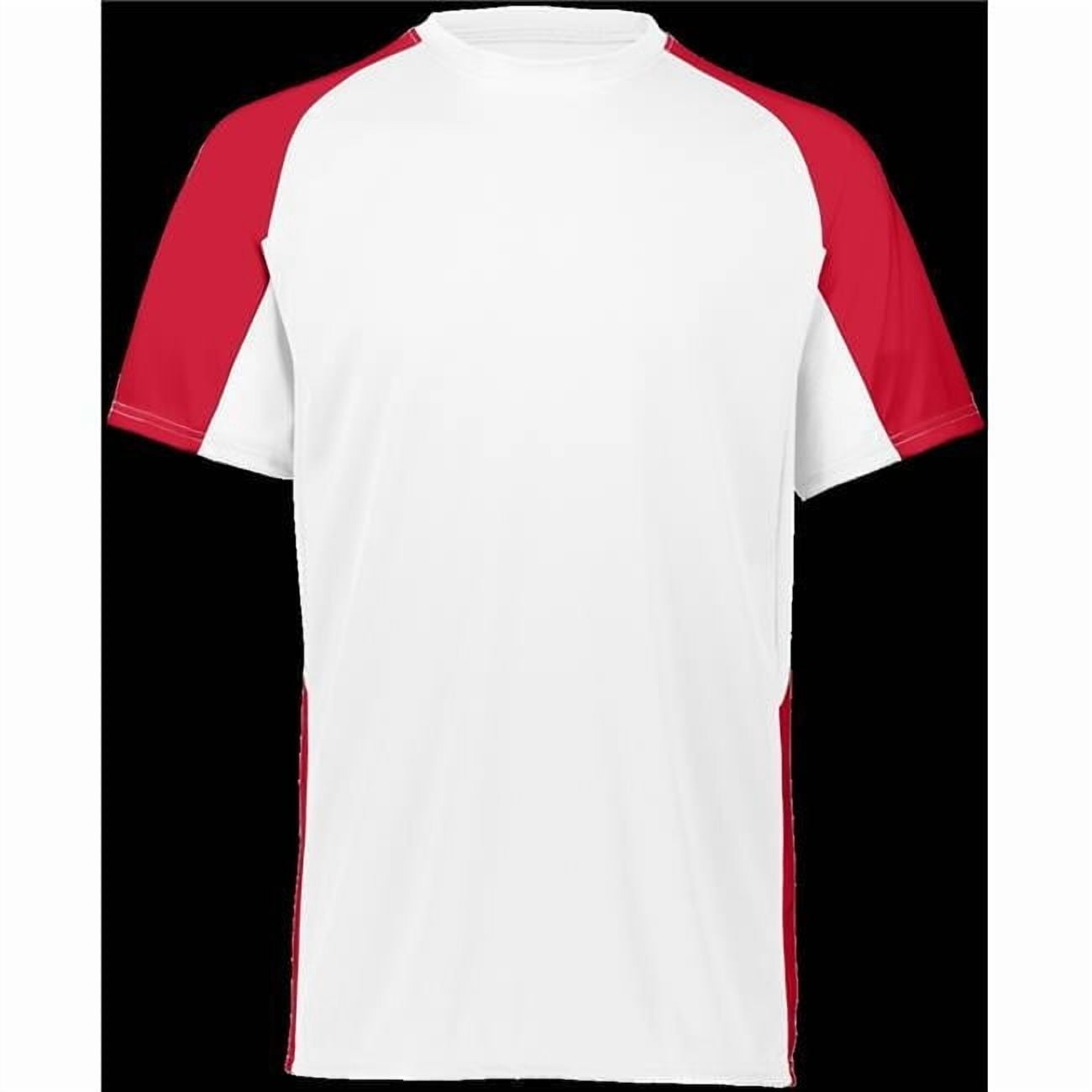 Youth Cutter Jersey, White & Red - 2XS - Walmart.com