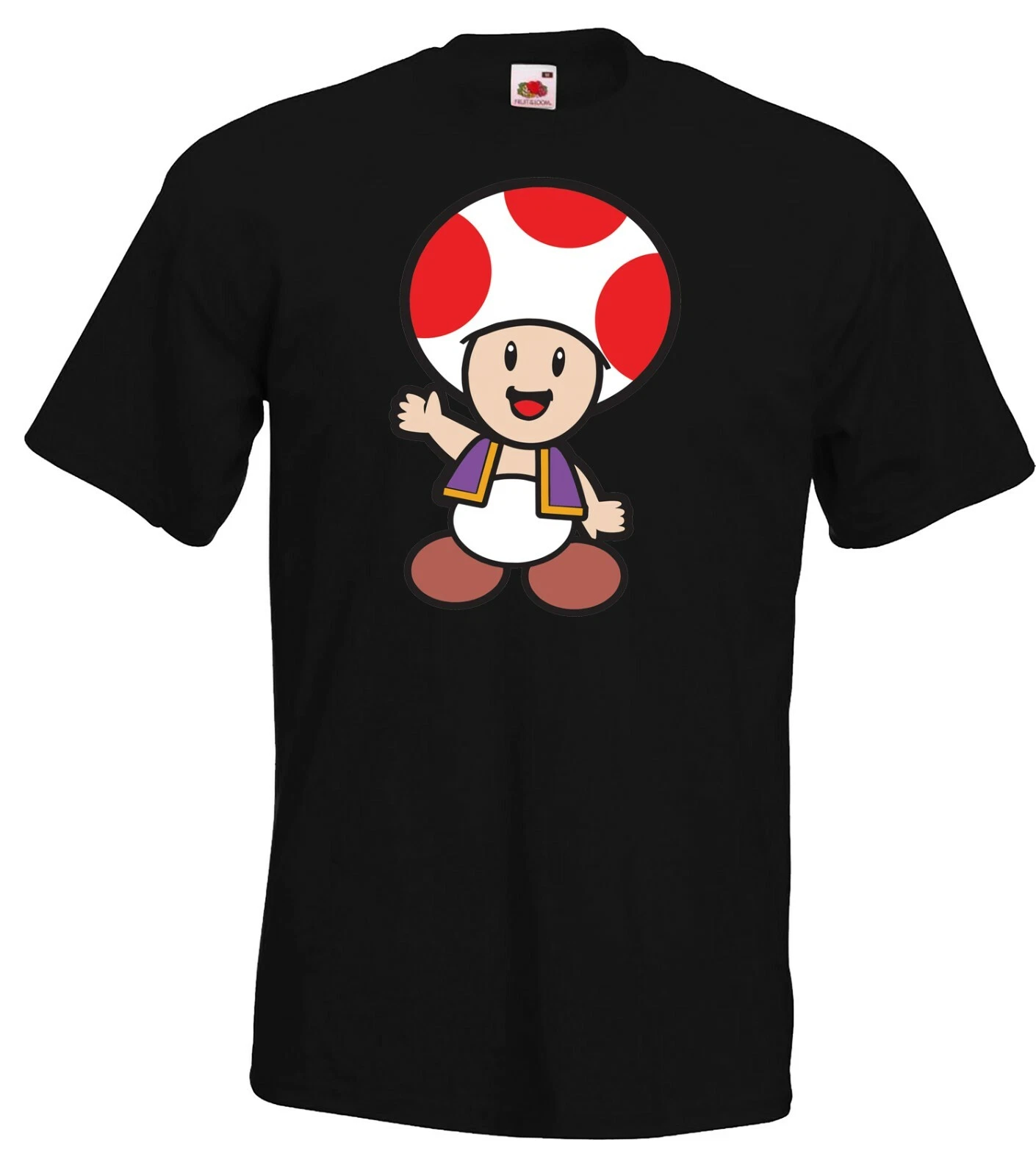 Youth Designz Toad Mens Print T-Shirt Funny Nerd Gaming Yoshi Luigi ...