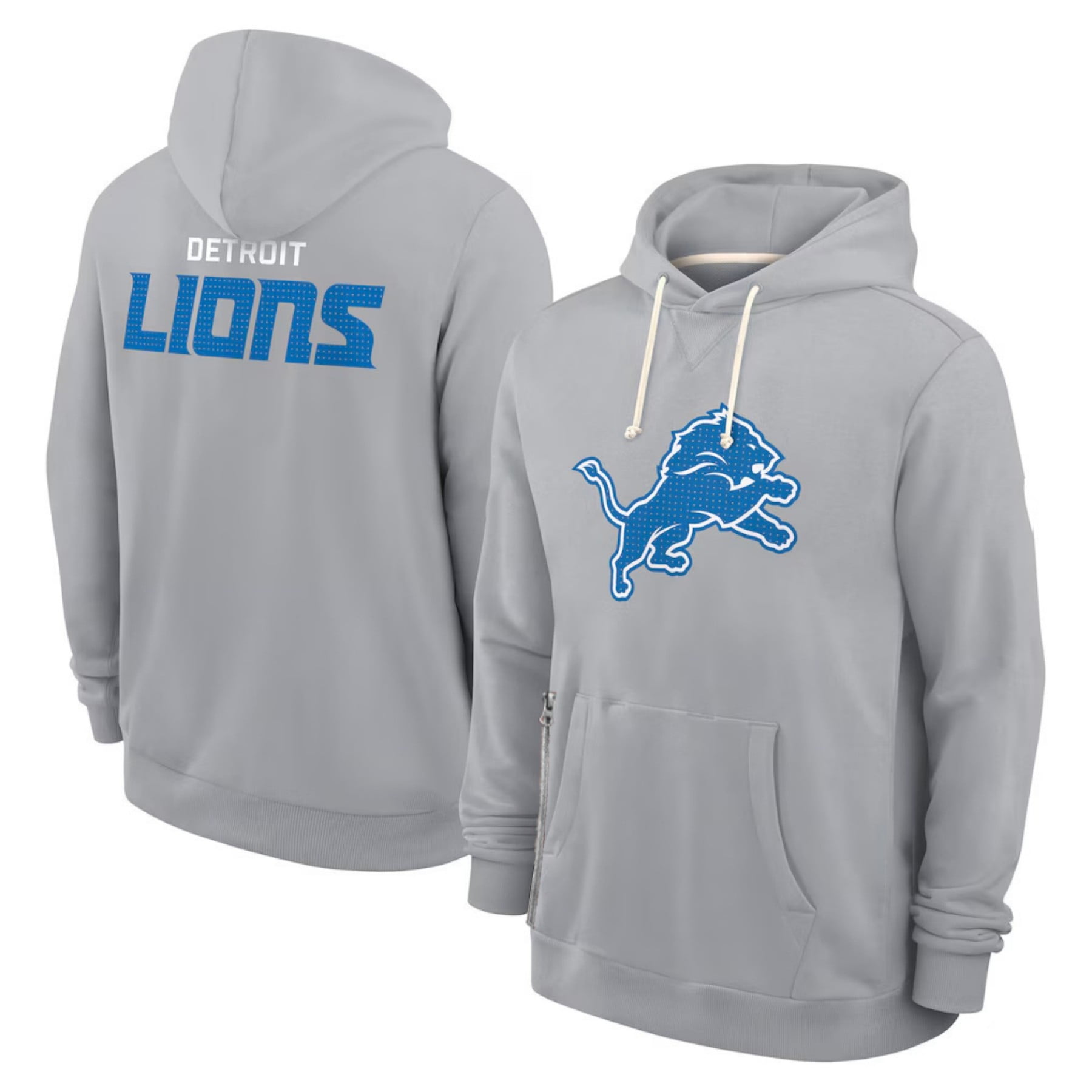 Youth Detroit-2 Sideline Standard Issue Initial Home Dri-FIT Hoodie ...