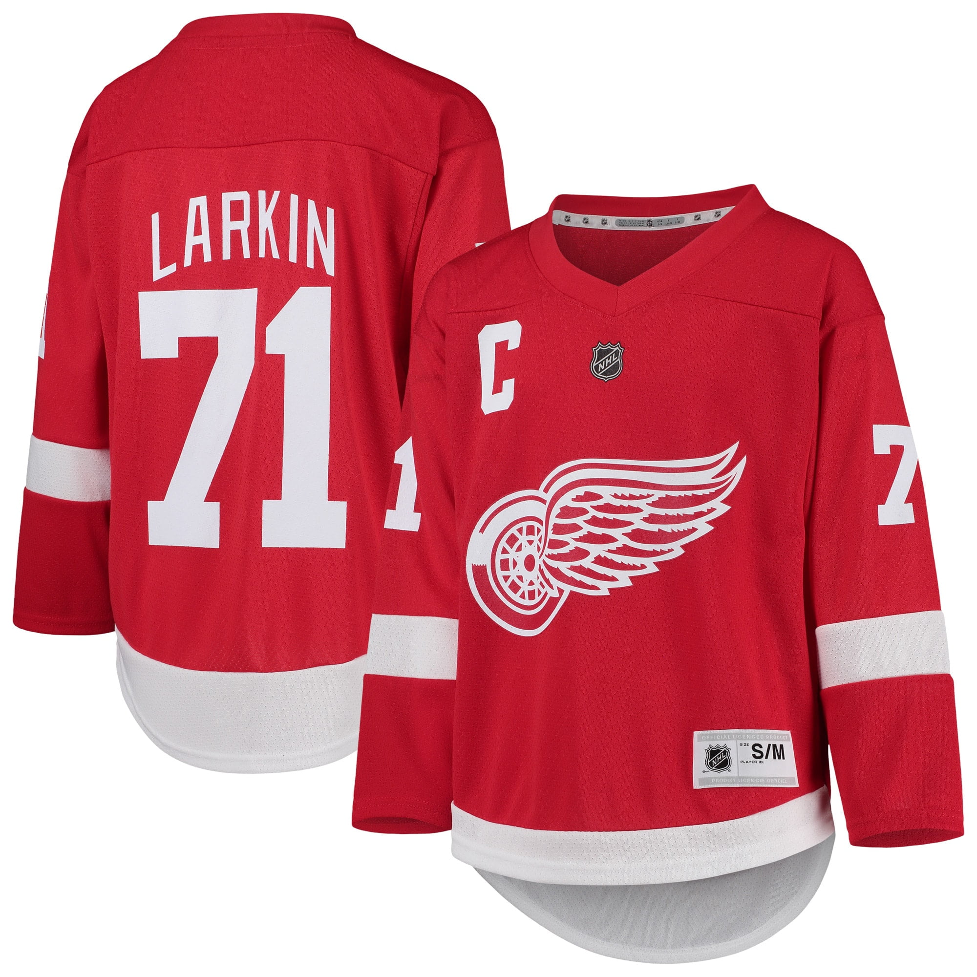 Youth Dylan Larkin Red Detroit Red Wings Home Replica Player Jersey ...
