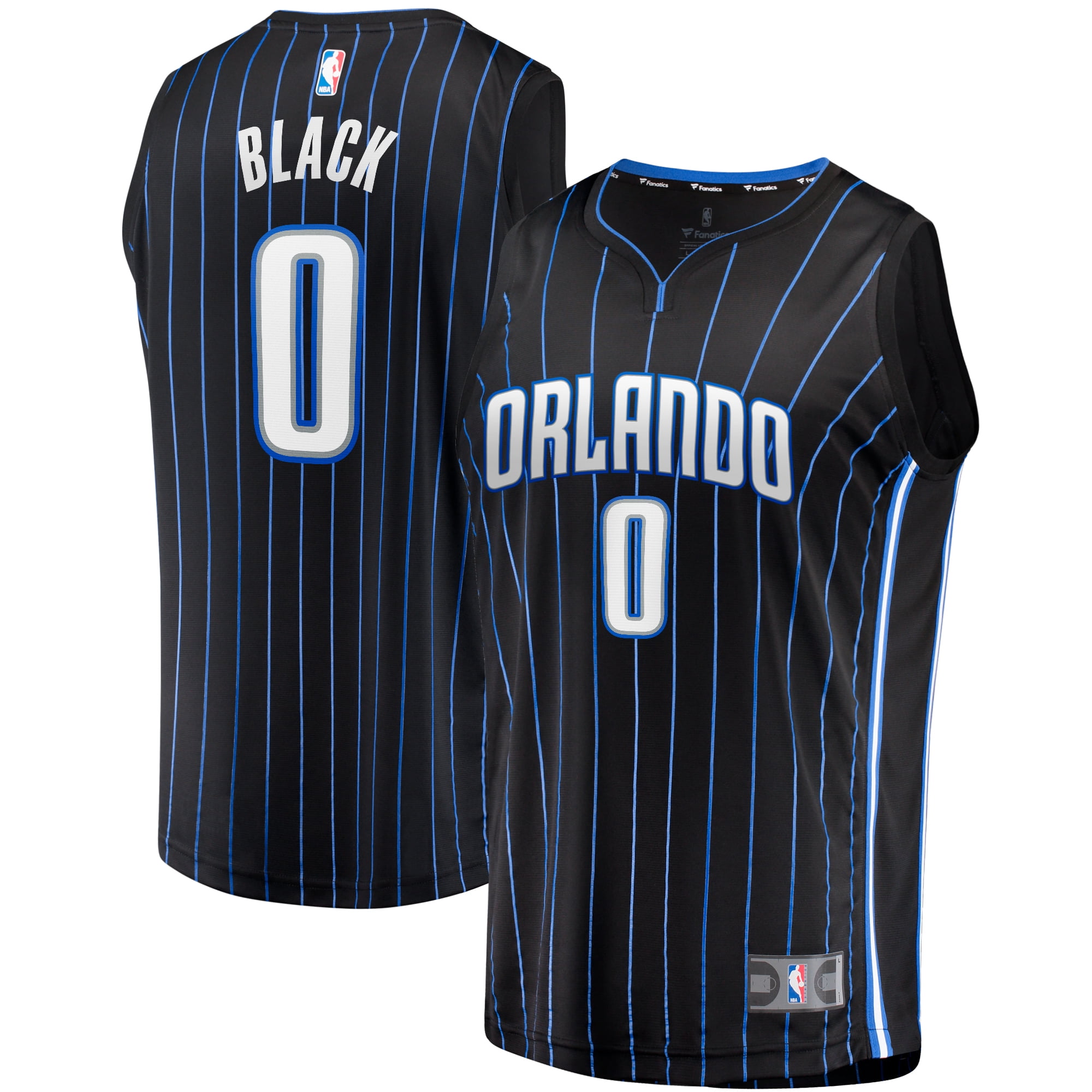 Youth Fanatics Anthony Black Black Orlando Magic Fast Break Replica ...