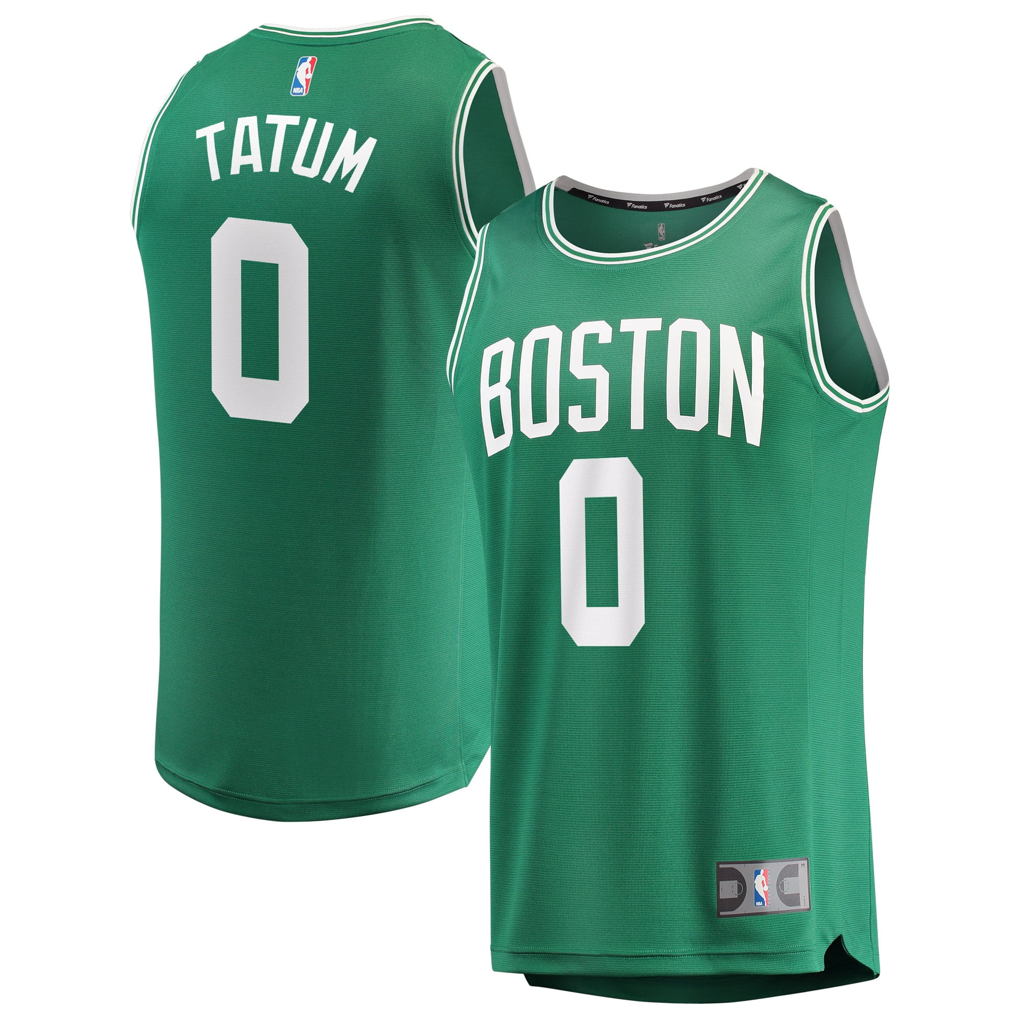 Youth Fanatics Jayson Tatum Kelly Green Boston Celtics Fast Break ...
