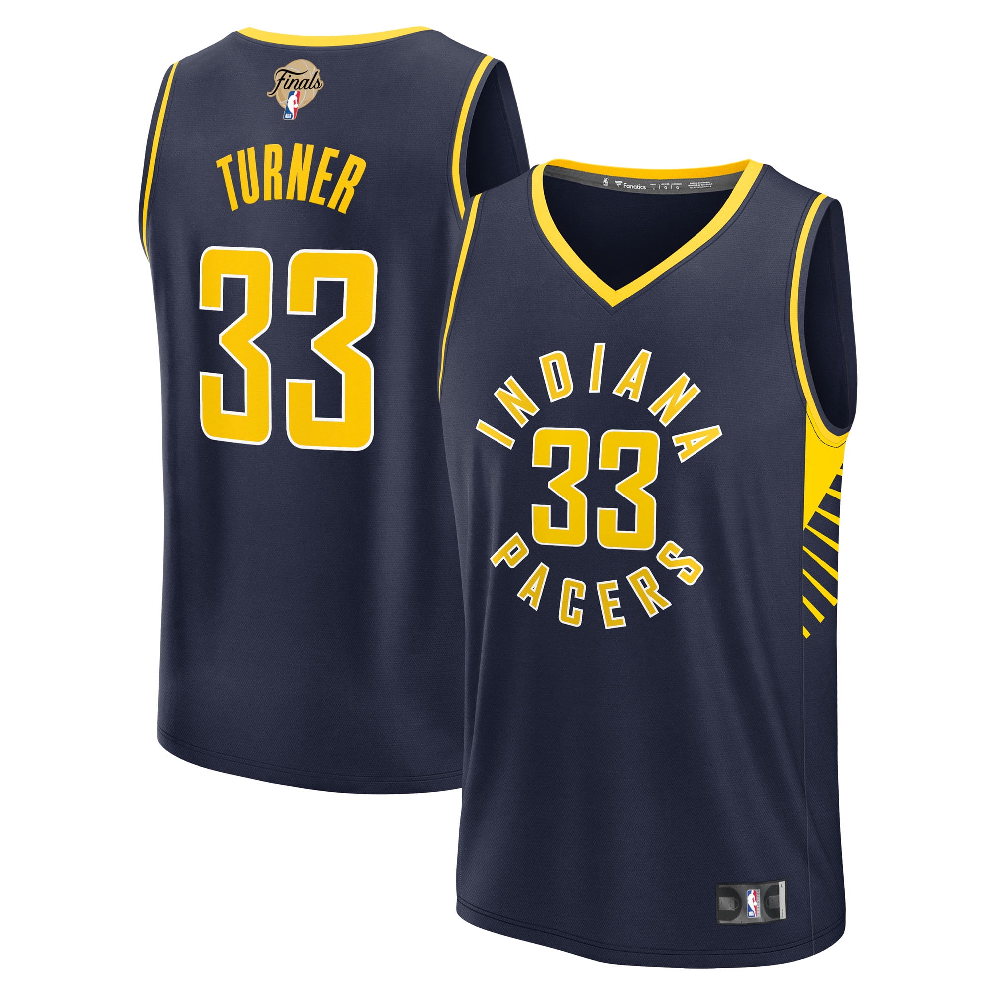 Youth Fanatics Myles Turner Navy Indiana Pacers 2025 NBA Finals Fast ...