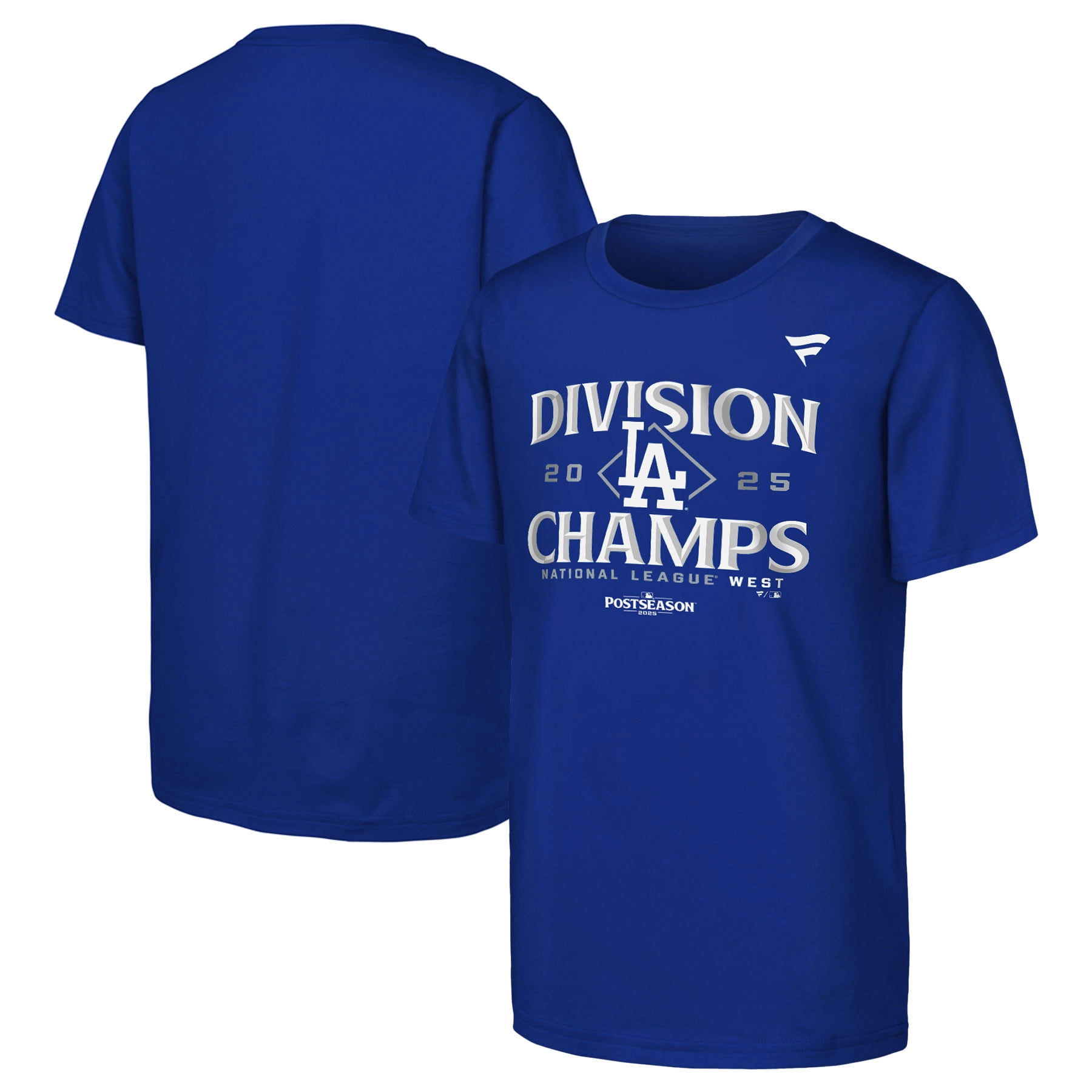 Youth Fanatics Royal Los Angeles Dodgers 2025 NL West Division ...