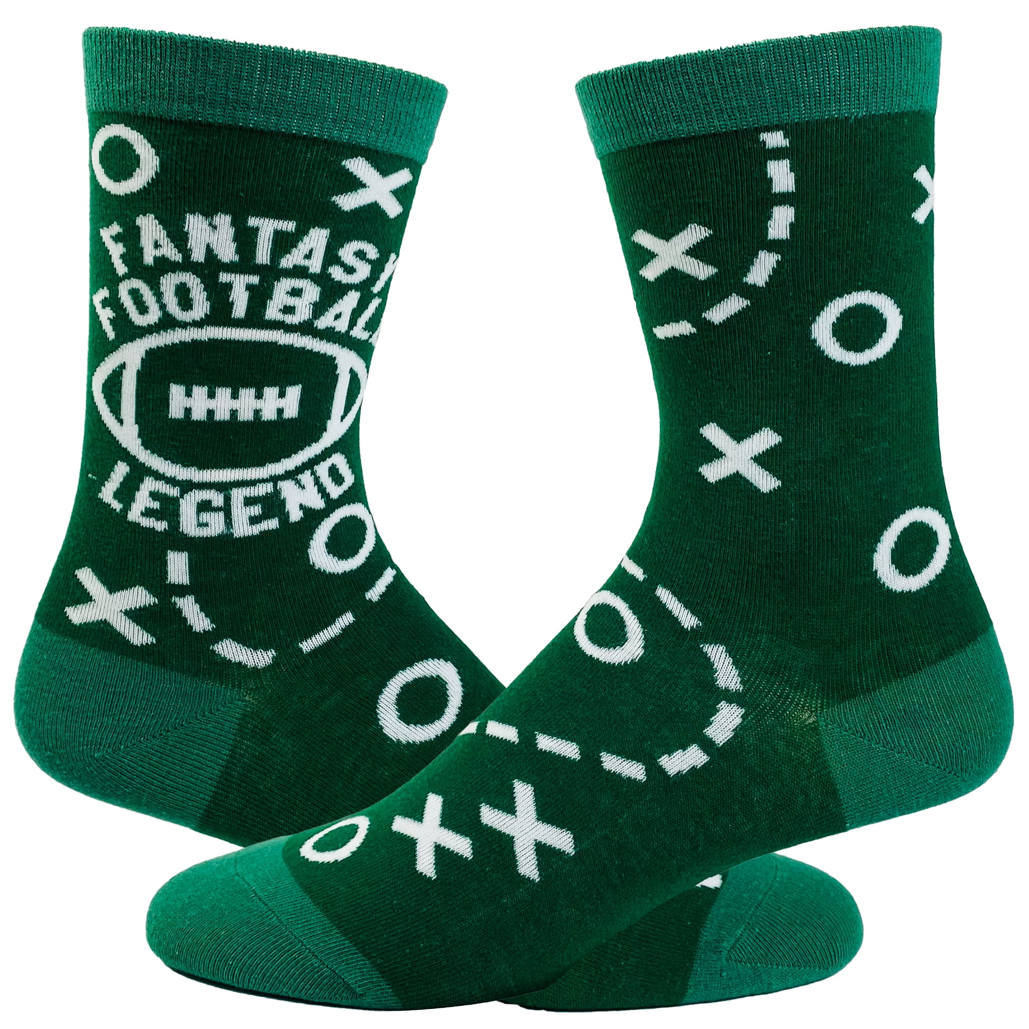 Youth Fantasy Football Legend Socks Funny Nerdy Sports Team Graphic ...
