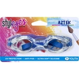 Youth Fashion Goggle - Blue Aztek - Walmart.com
